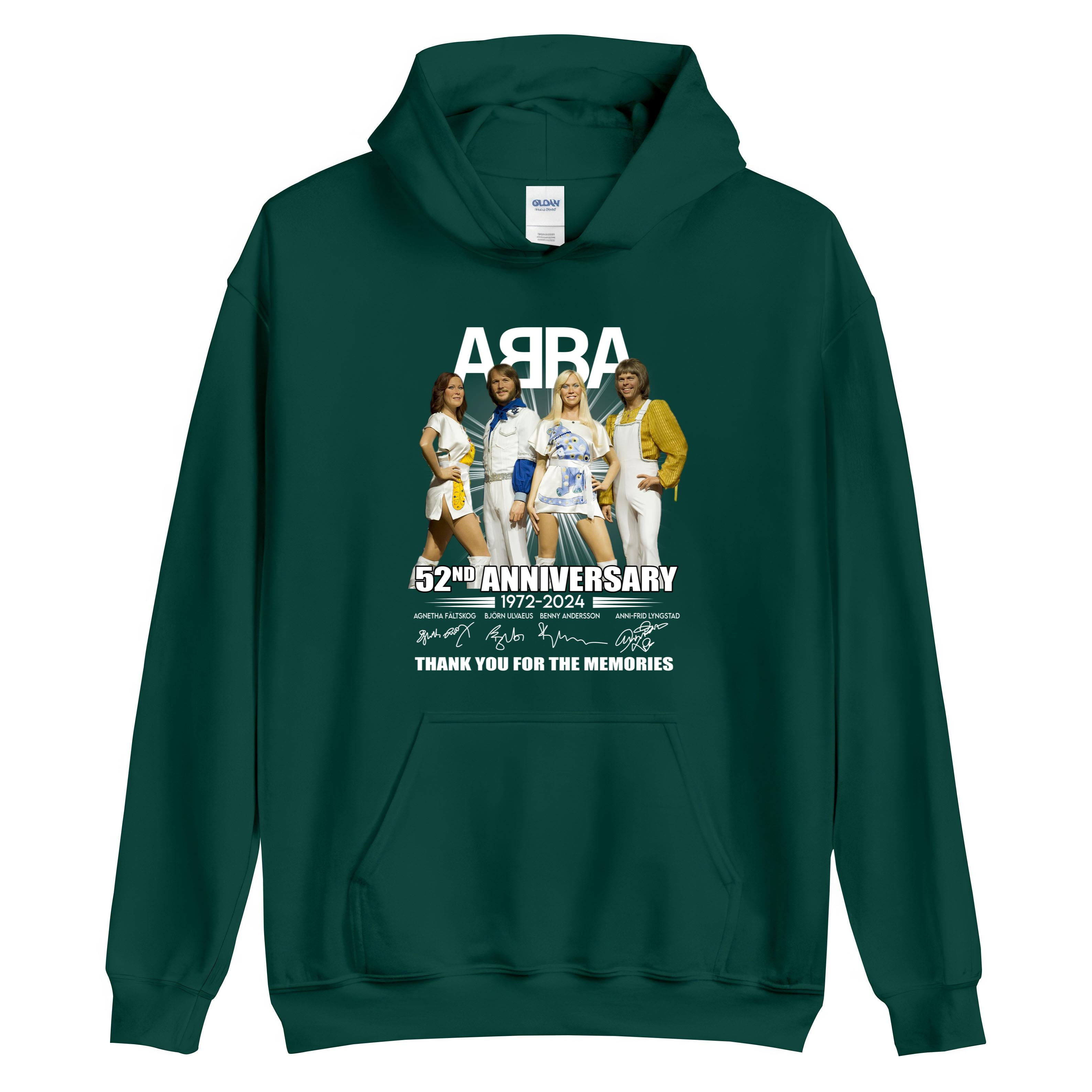 vintage A bba 52nd Anniversary 1972-2024 Shirt Thank You For The ...