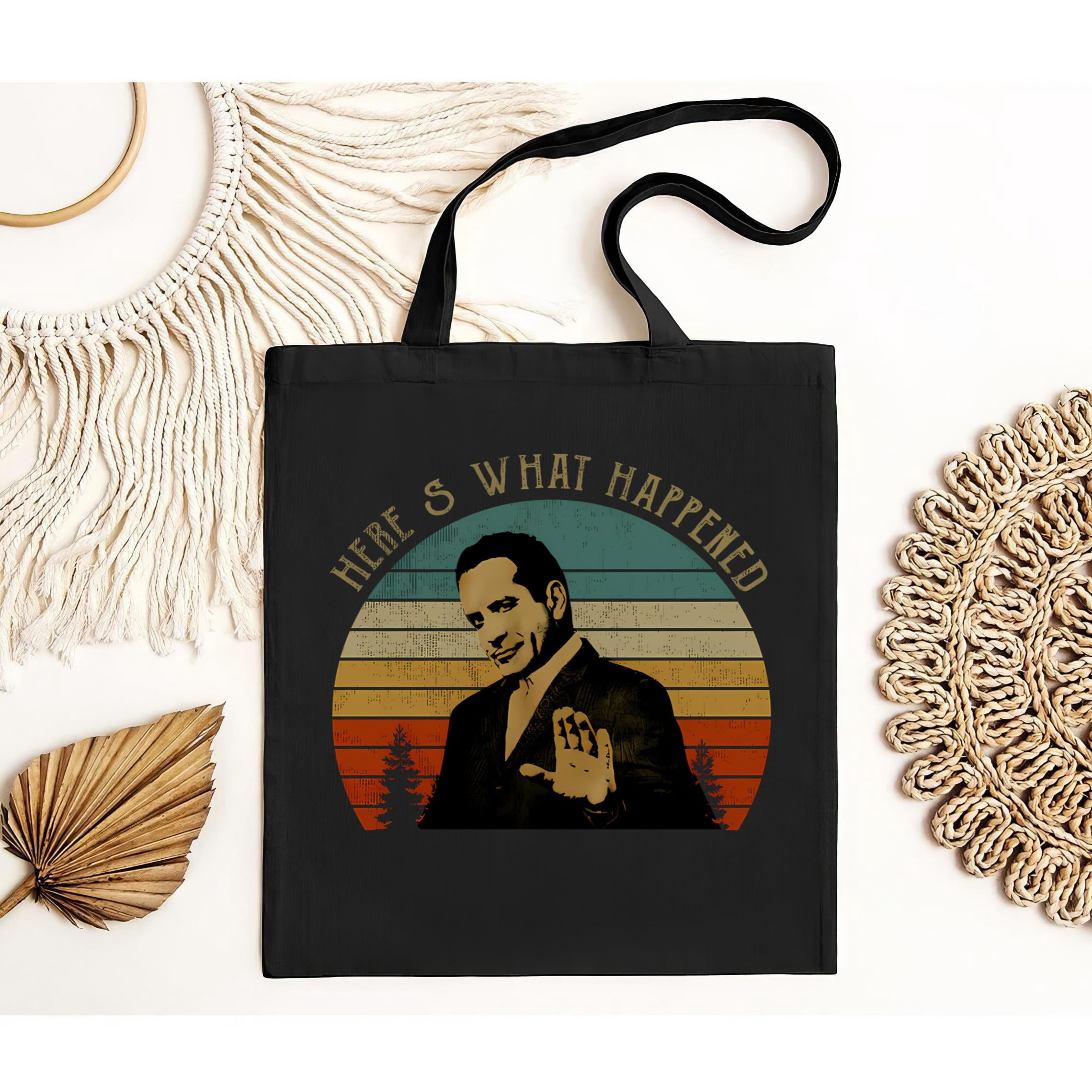 vintage Adrian Monk Tote Bag, Here What Happened Bag, Monk TV Show TBag ...