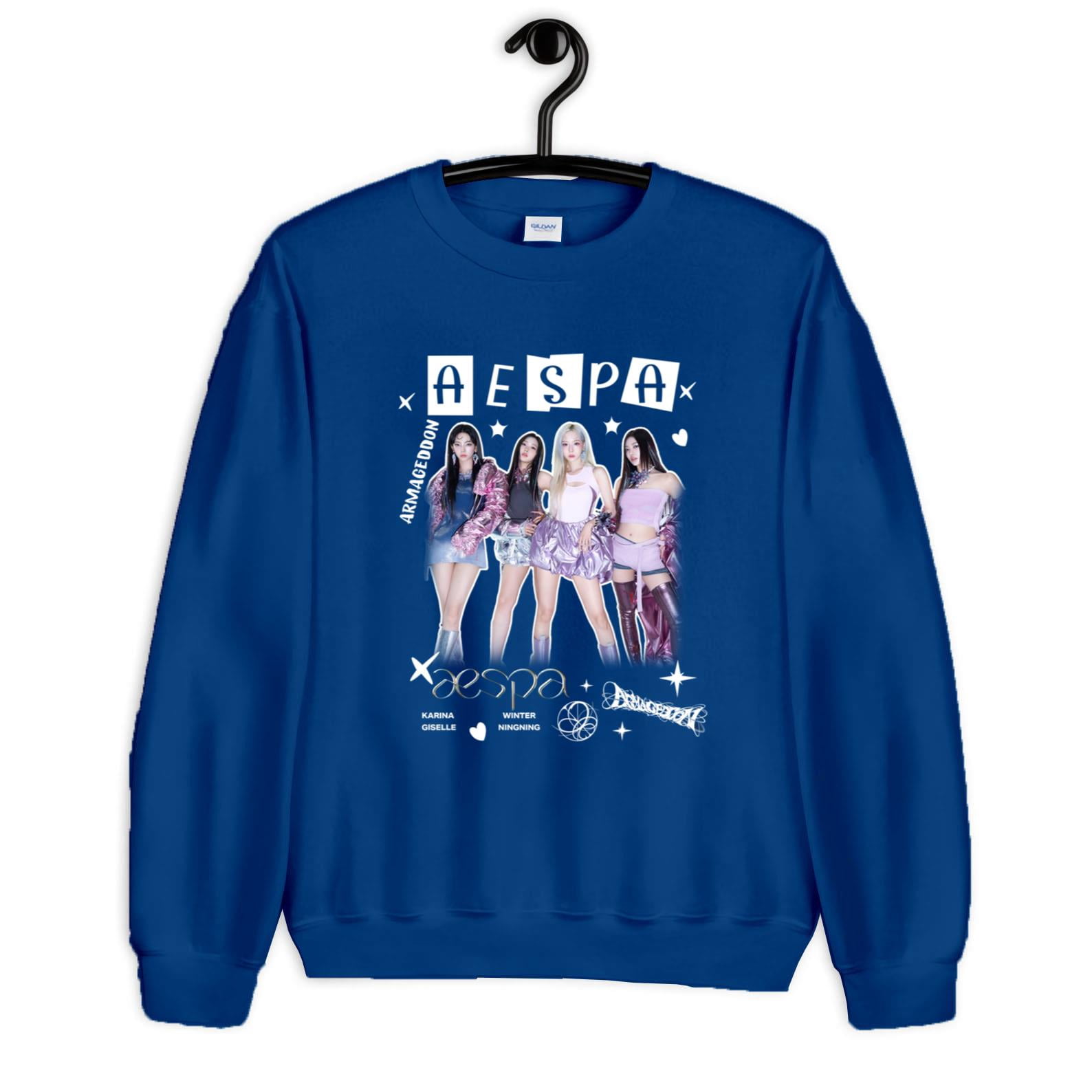 vintage Aespa Armageddon Album T-shirt, Aespa Kpop Shirt, Aespa Synk ...