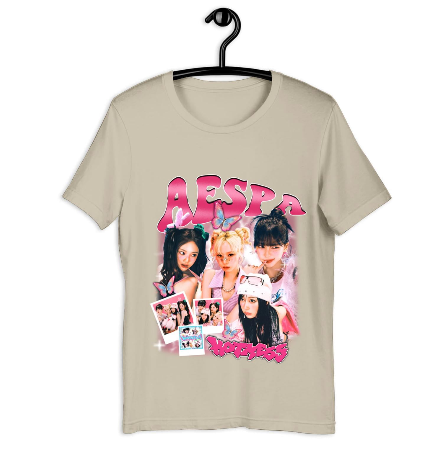 vintage Aespa Kpop Graphic T-shirt, Aespa Hot Mess Shirt, Armageddon Album Shirt, Aespa Kpop ...