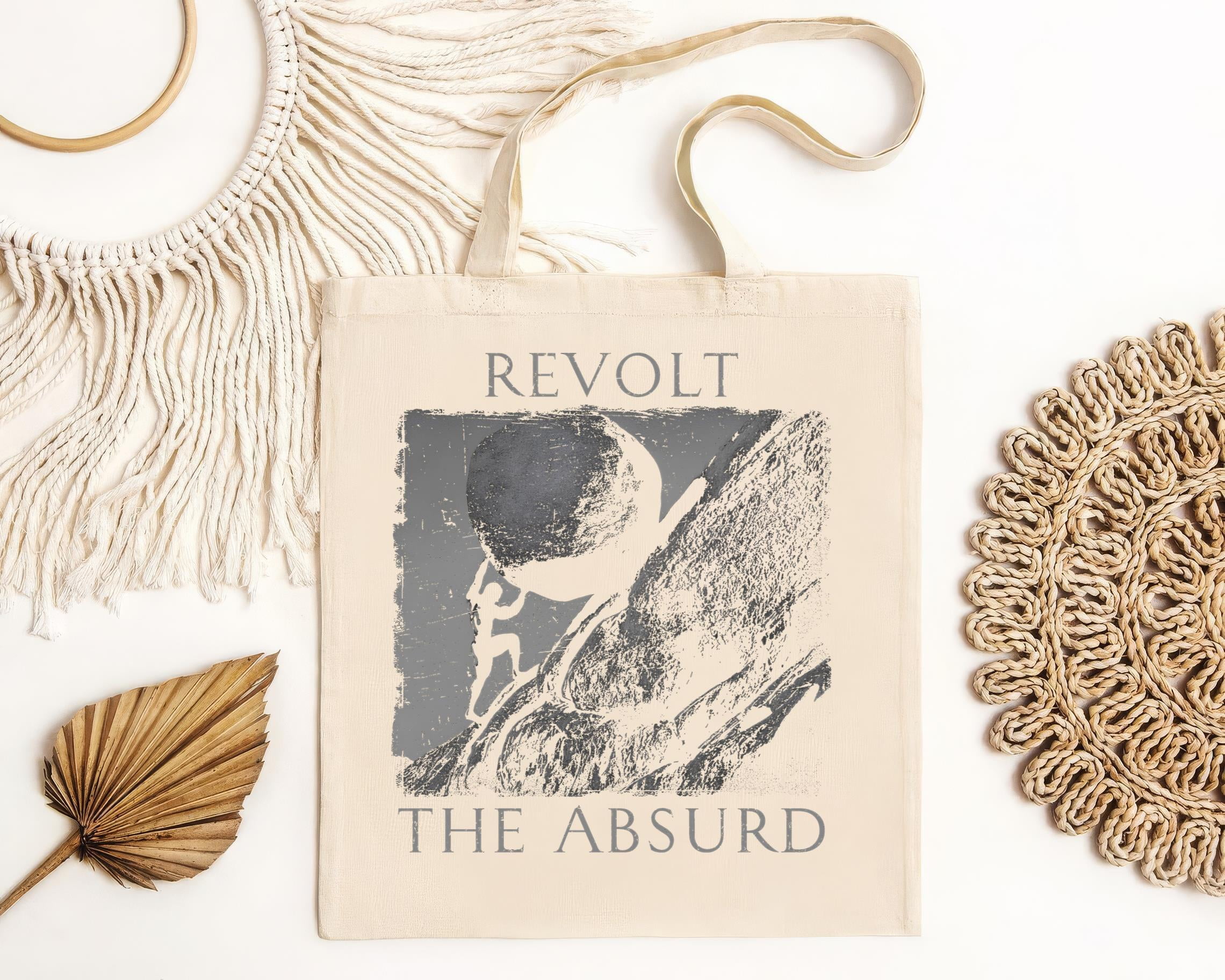 vintage Albert Camus t-Bag, philosophy Bag, Myth Of Sisyphus , Revolt ...