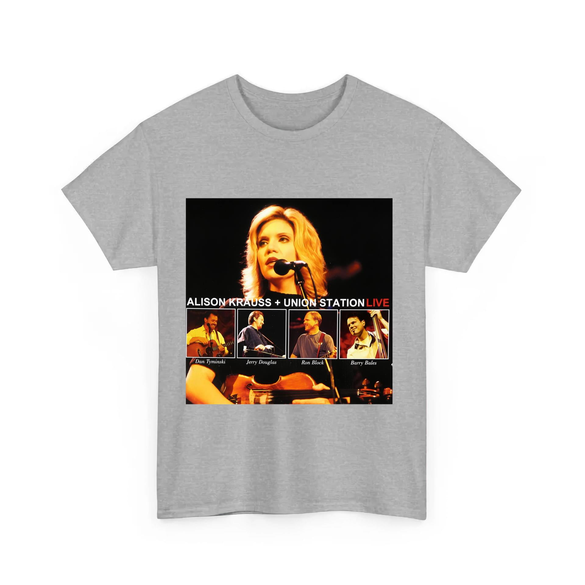 vintage Alison Krauss And Union Station Live Album Cover T-shirt Black ...
