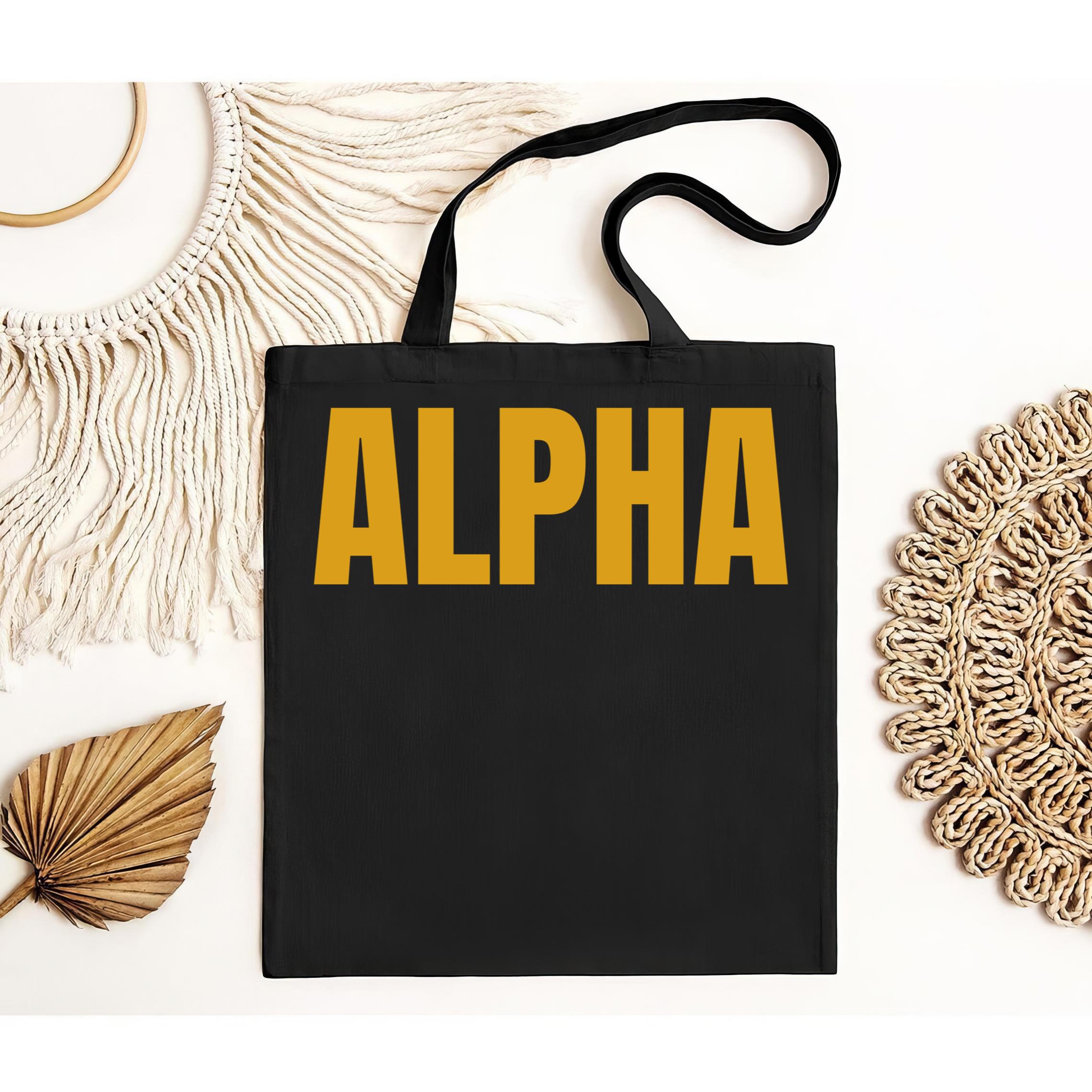 vintage Alpha Phi Alpha Fraternity Bag - Classic Greek Letters Apparel ...