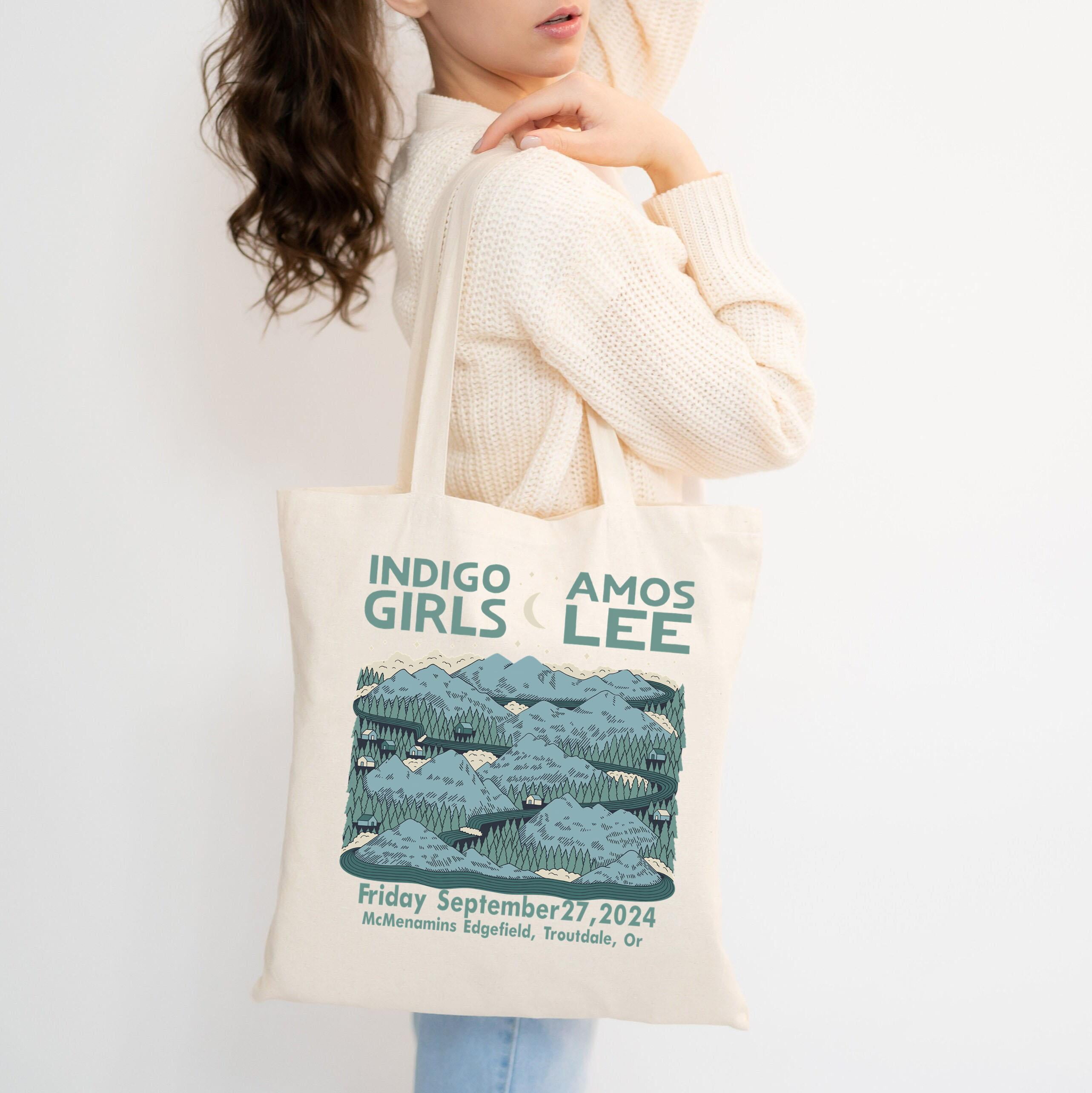 vintage Amos Lee Indigo Girls Merch Bag And 2024 Tour Gift For Fan T ...