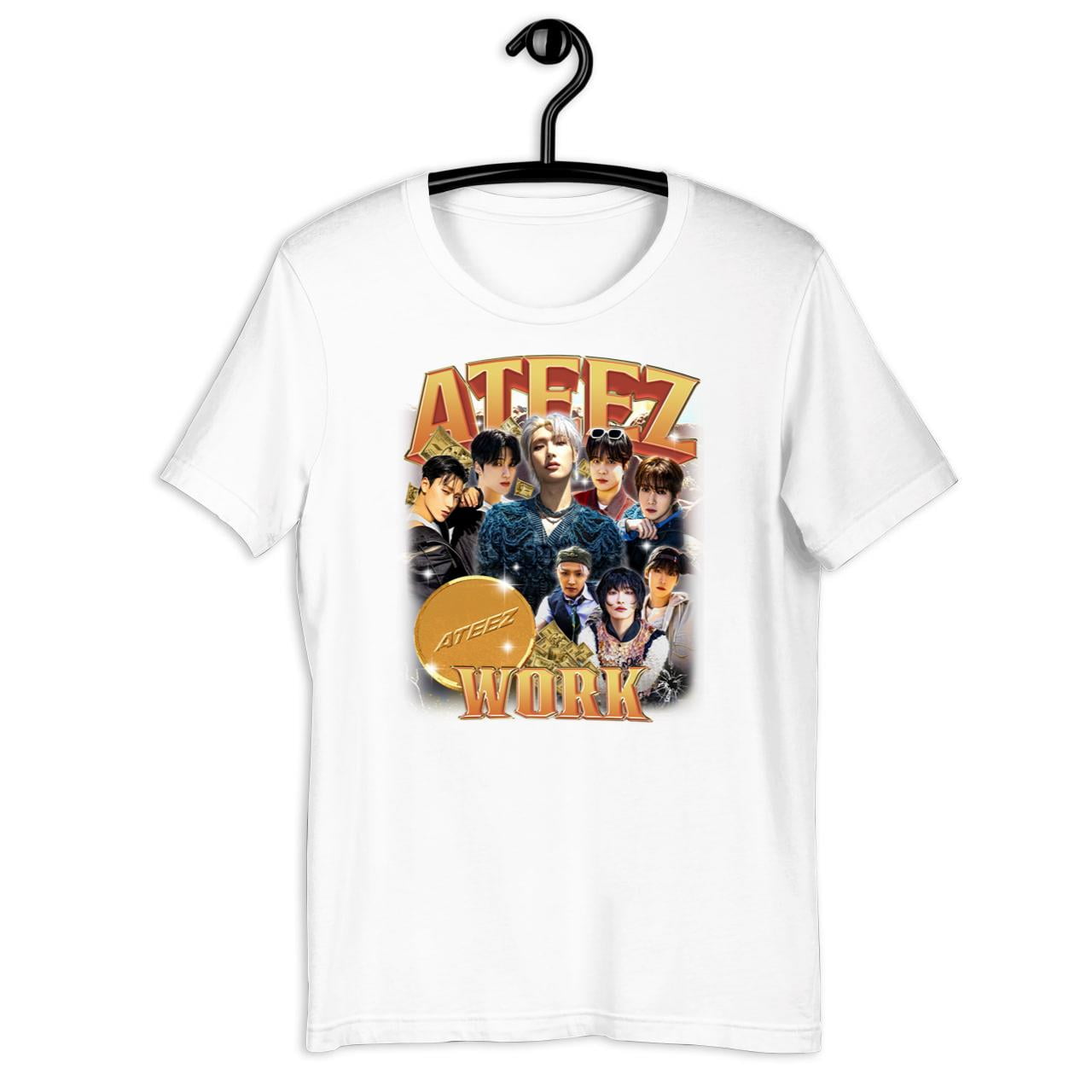 vintage Ateez Graphic T-shirt, Ateez Work Shirt, Ateez Golden Hour Part ...