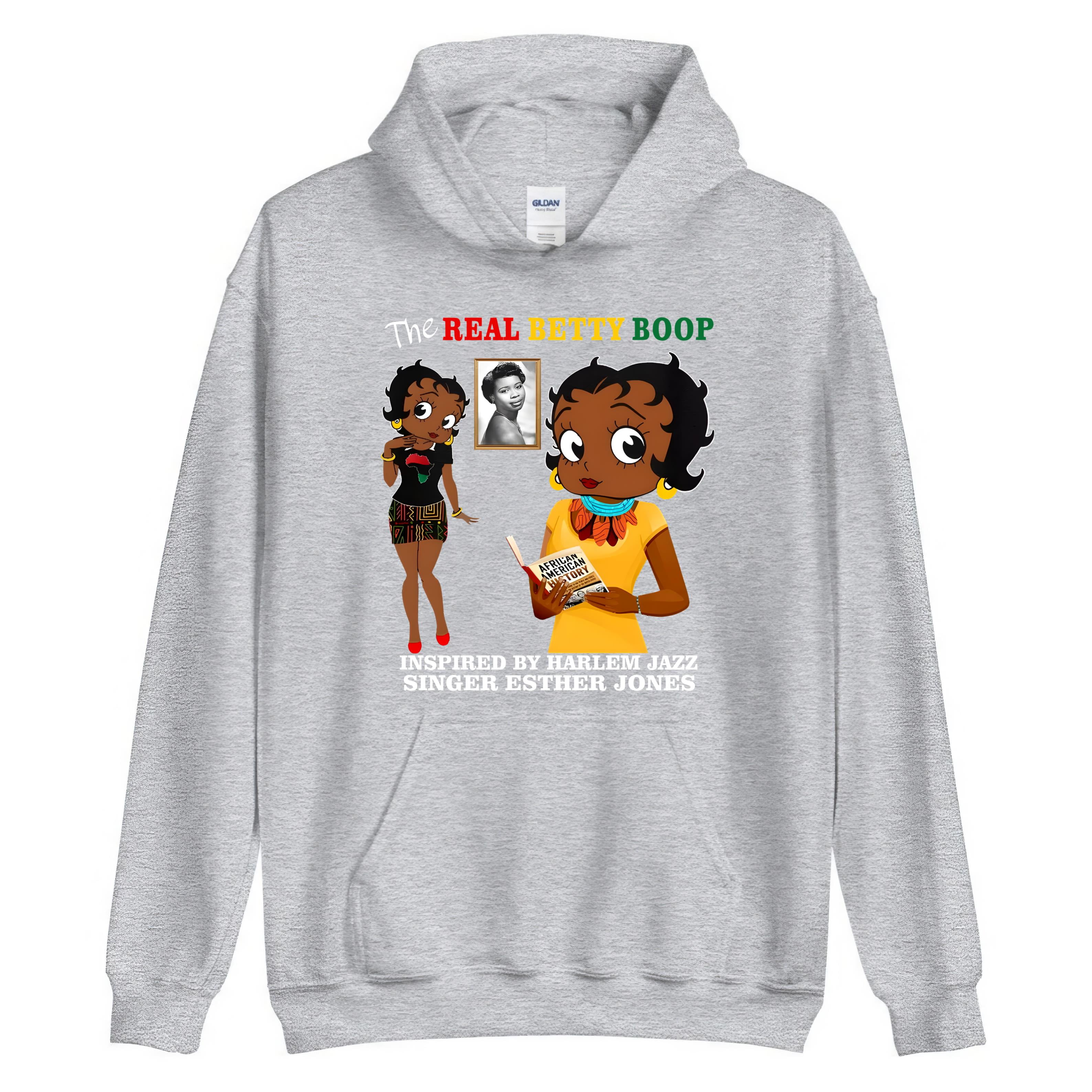 vintage BETTY BOOP T-SHIRT, 2024. THE REAL ESTHER JONES. BLACK BETTY ...