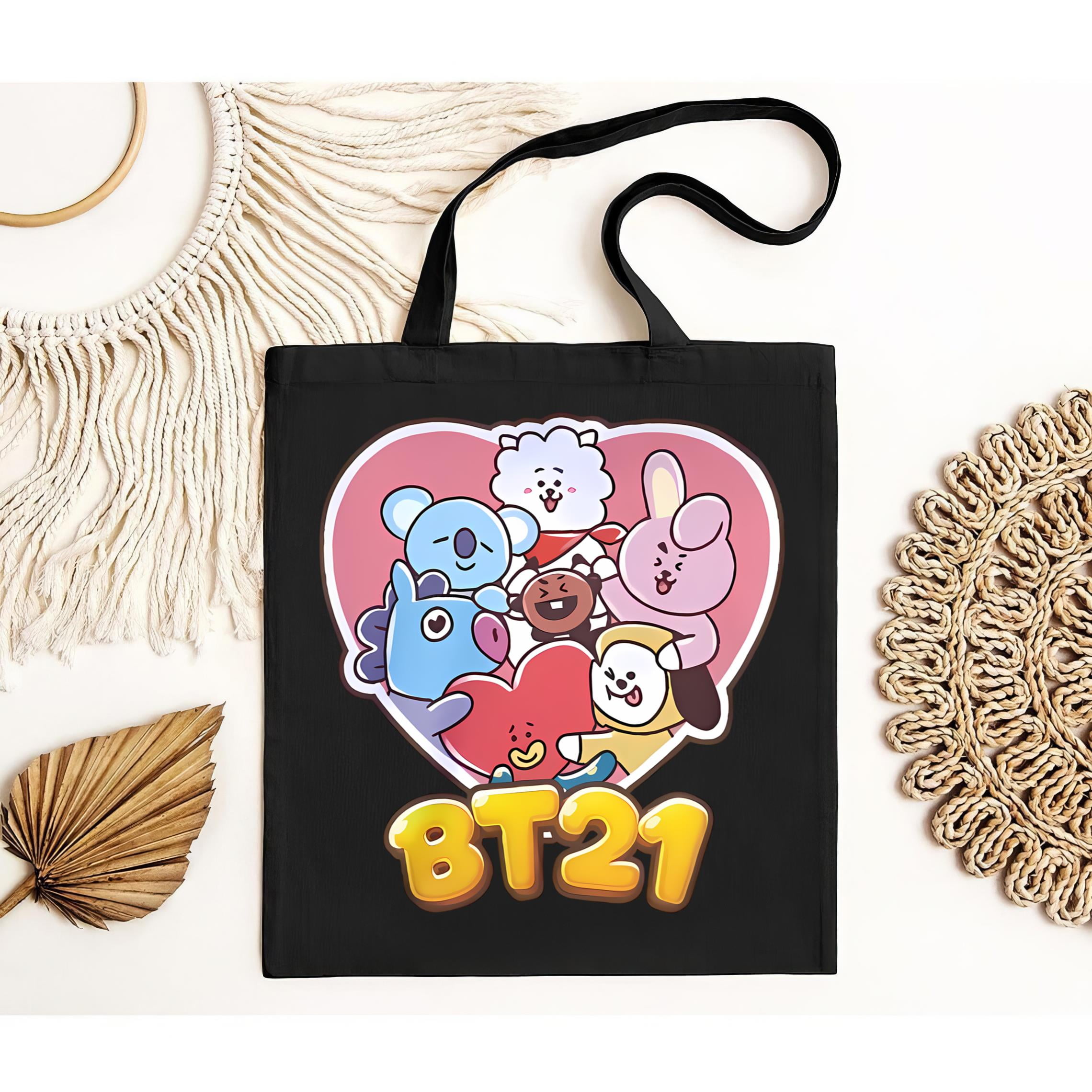 vintage BT21 All Characters Bag, Cute BT21 BTS Bag, Kpop BTS Bag, Bts Merch, Army Gifts, BT21 ...