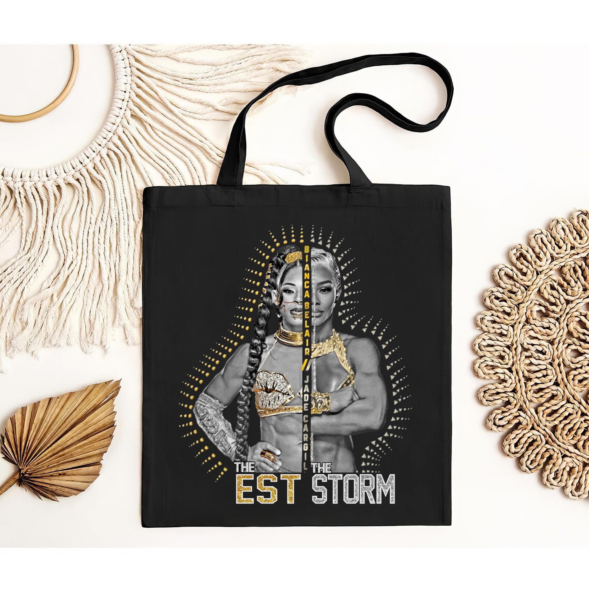 vintage Bianca Belair And Jade Cargill The Est And The Storm Bag ...
