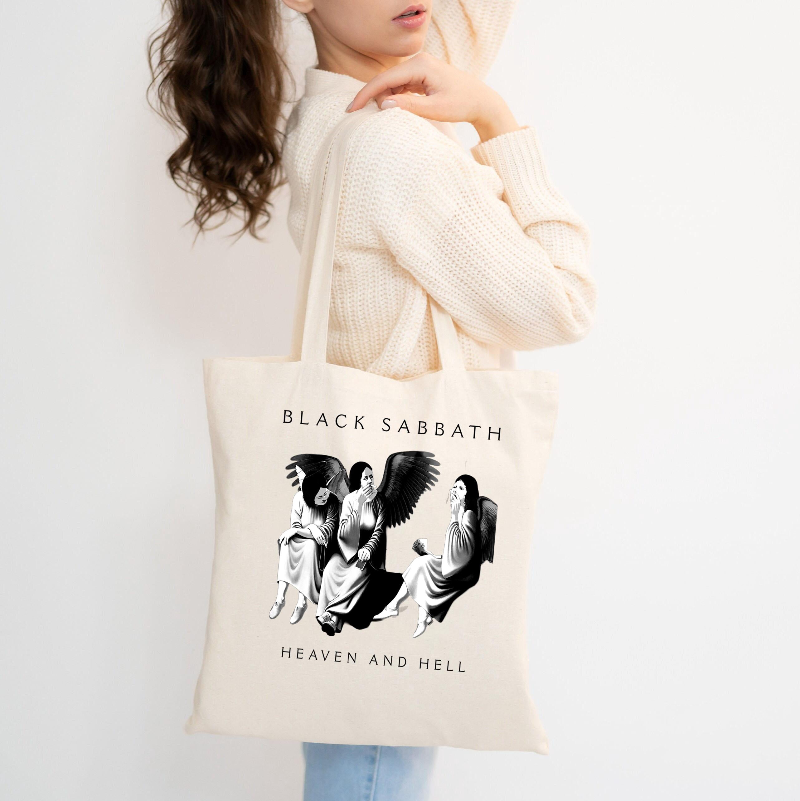 vintage Black Sabbath Heaven And Hell T Bag WHITE album cover-TH26914 ...