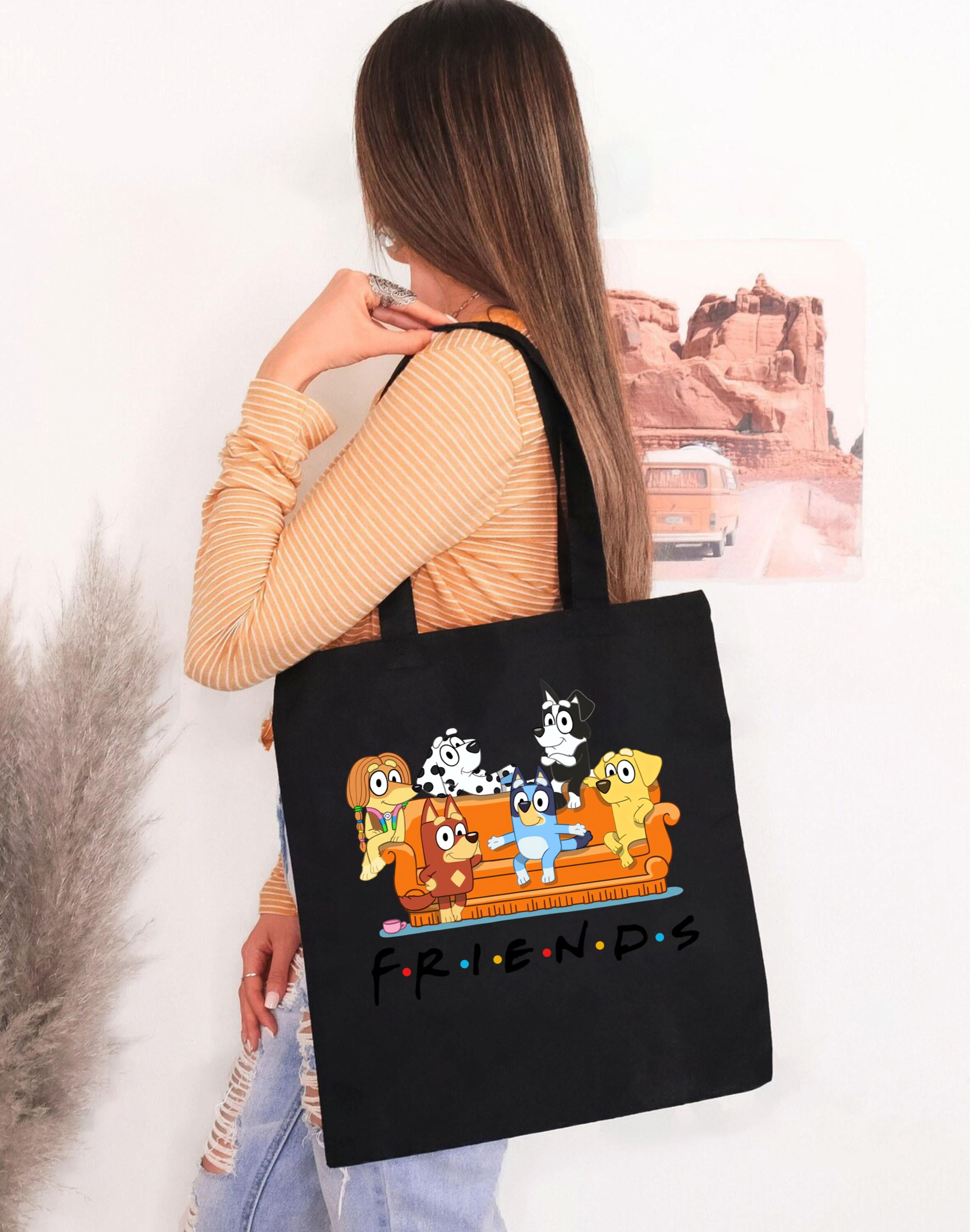 vintage Bluey Era TBag Bluey Family Bag Bluey Cartoon _529_1TBag-White ...