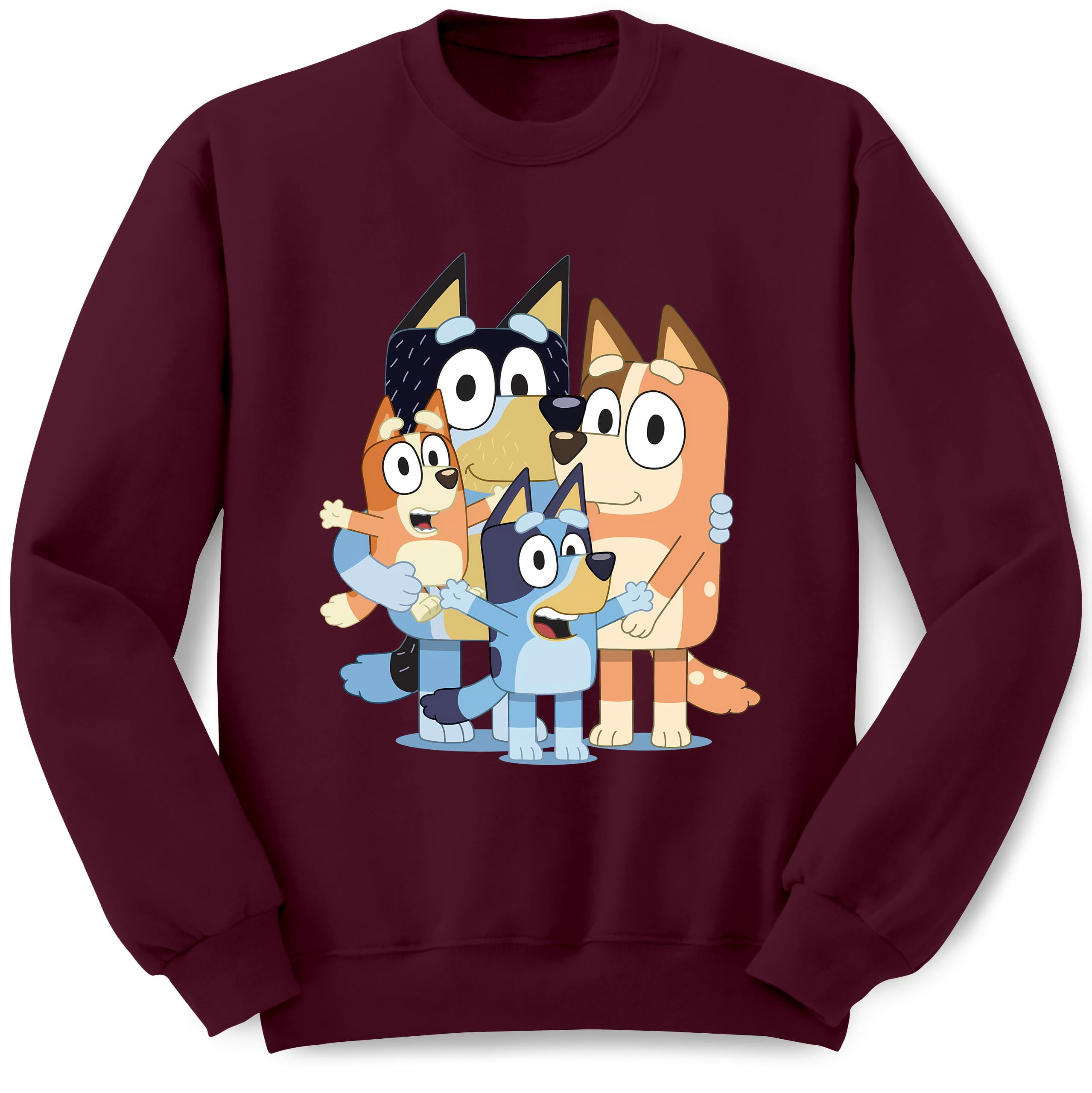 vintage Bluey and Family Tshirt Unisex Garment-Dyed T-shirt, Bluey Family, Bingo, Mom, Dad ...