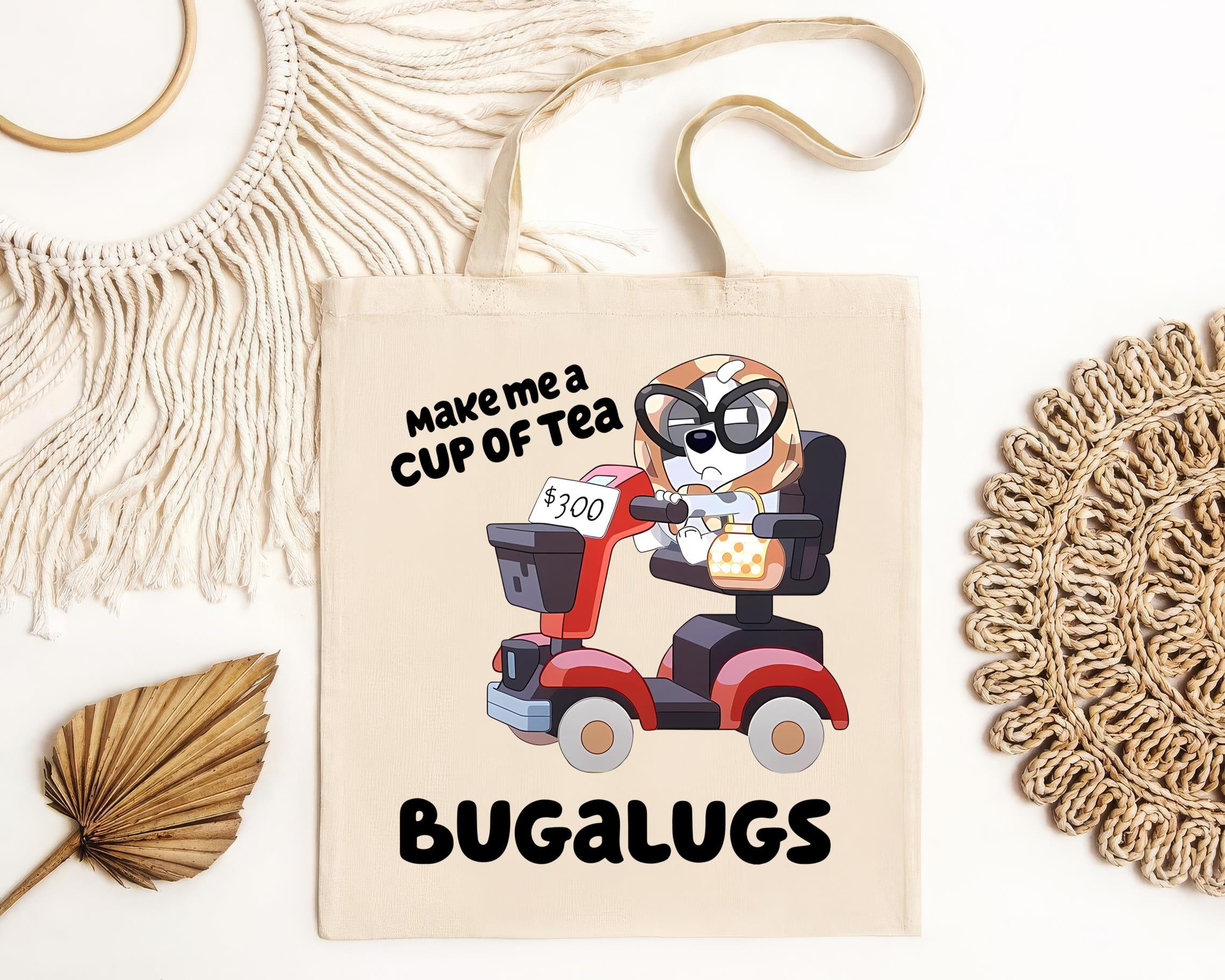 vintage Bluey Granny Bugalugs Bag, Muffin Grounchy Granny Bag, Muffin ...