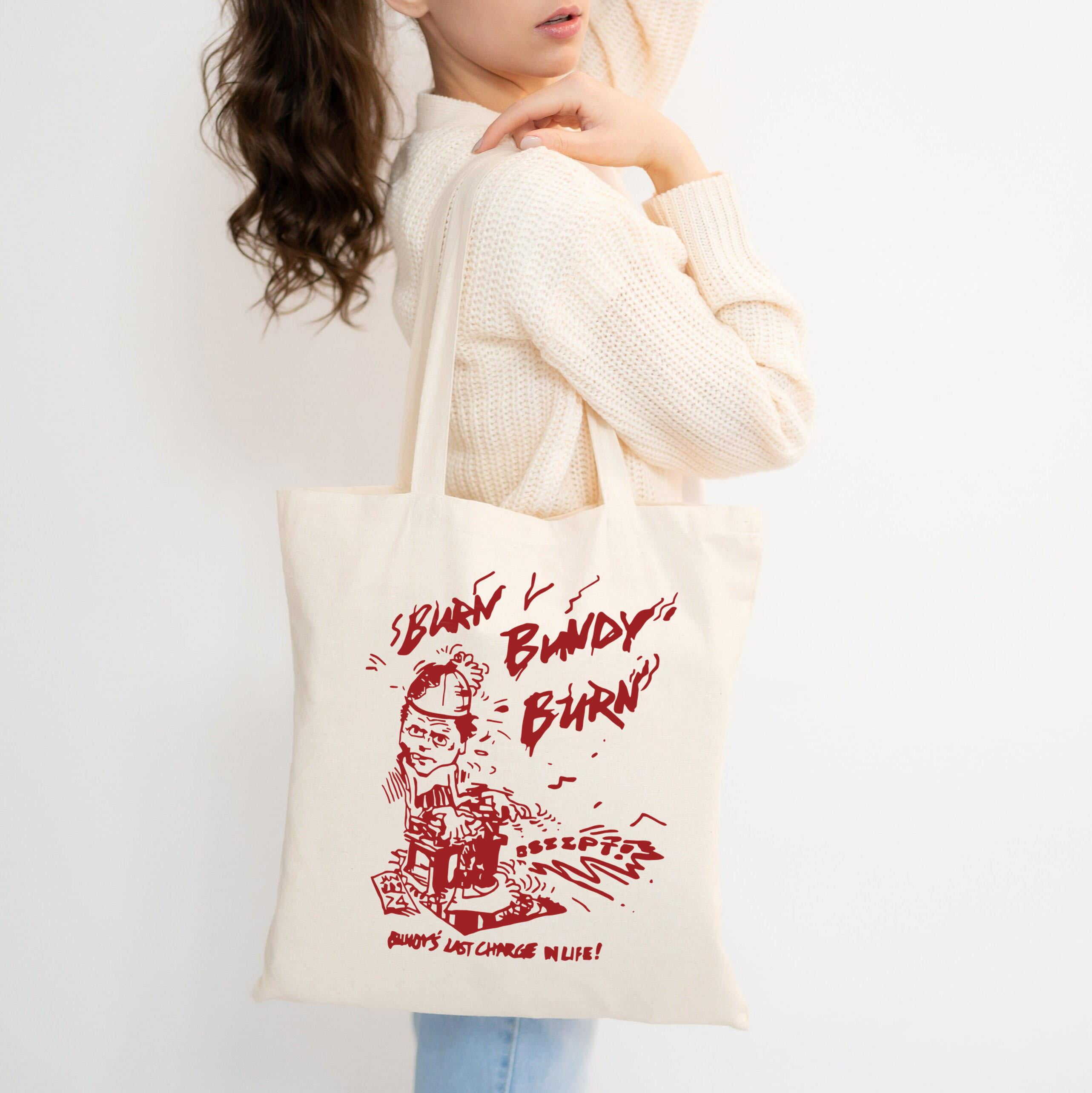 vintage Burn Bundy burn netflix serial killer White vintage printed t ...