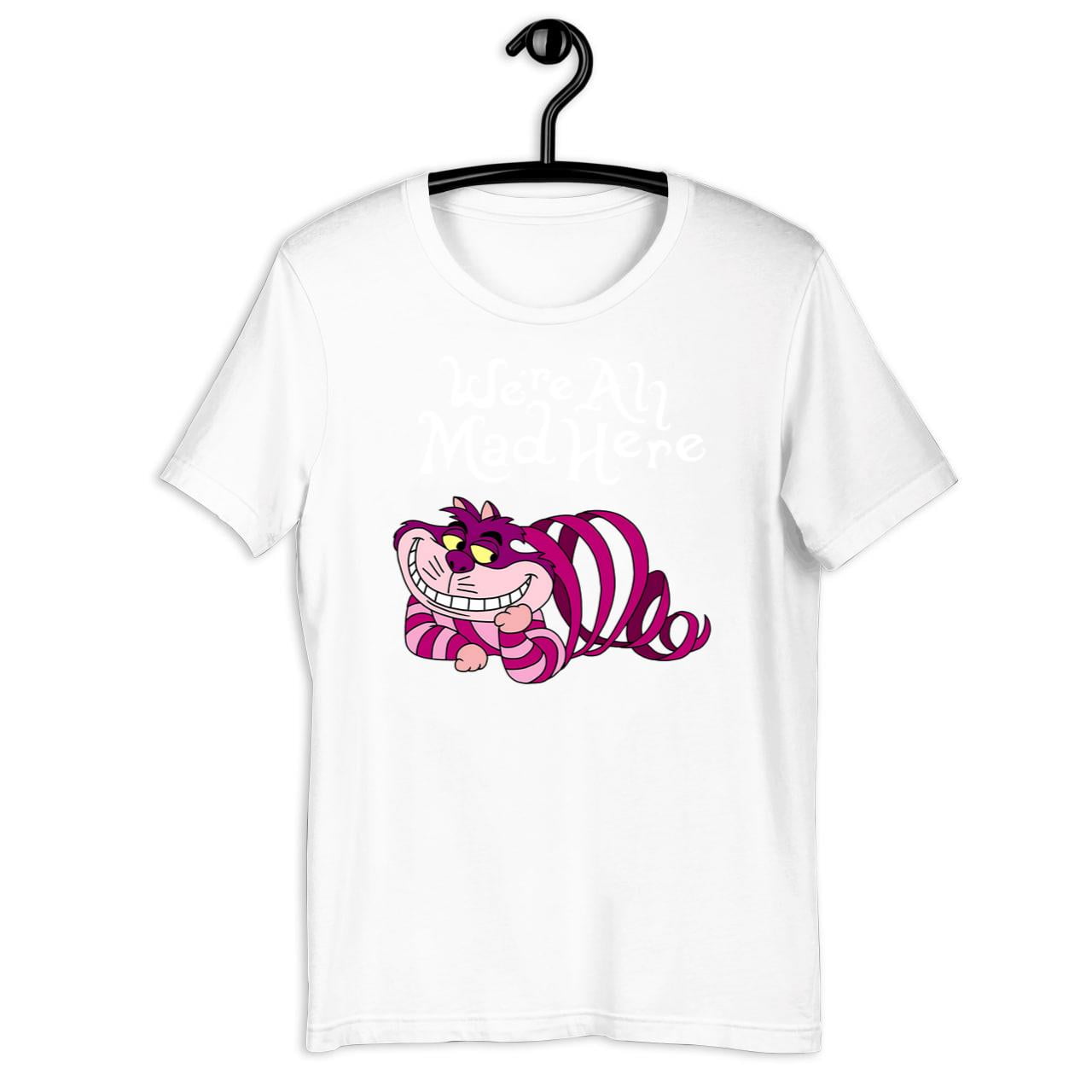 vintage Cheshire Cat We re all Mad Here Unisex Sweat Shirt New-TH13544 ...