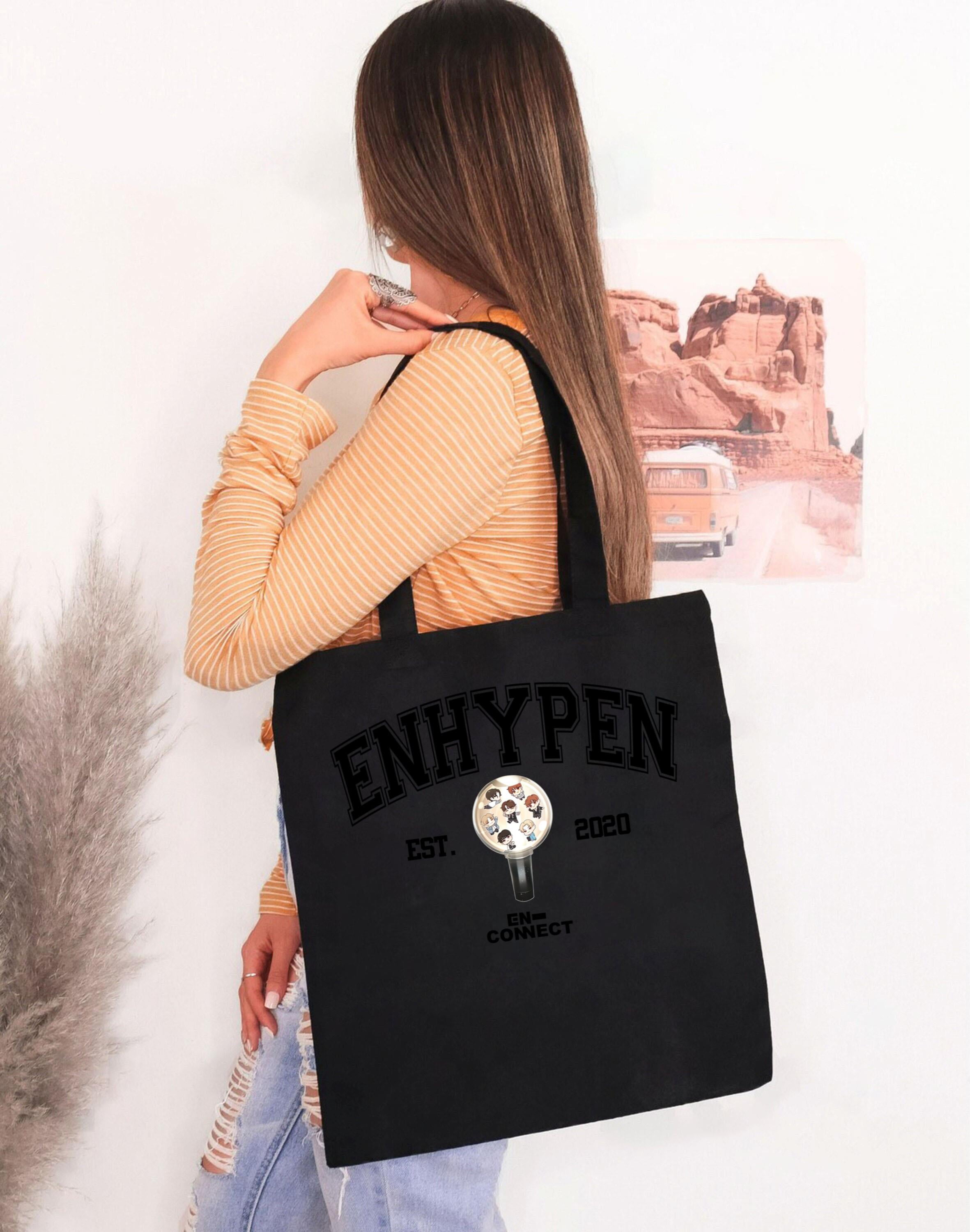 vintage Cute Enhypen Chibi Hoodie, En-Zoo Enhypen Members Bag, Enhypen ...