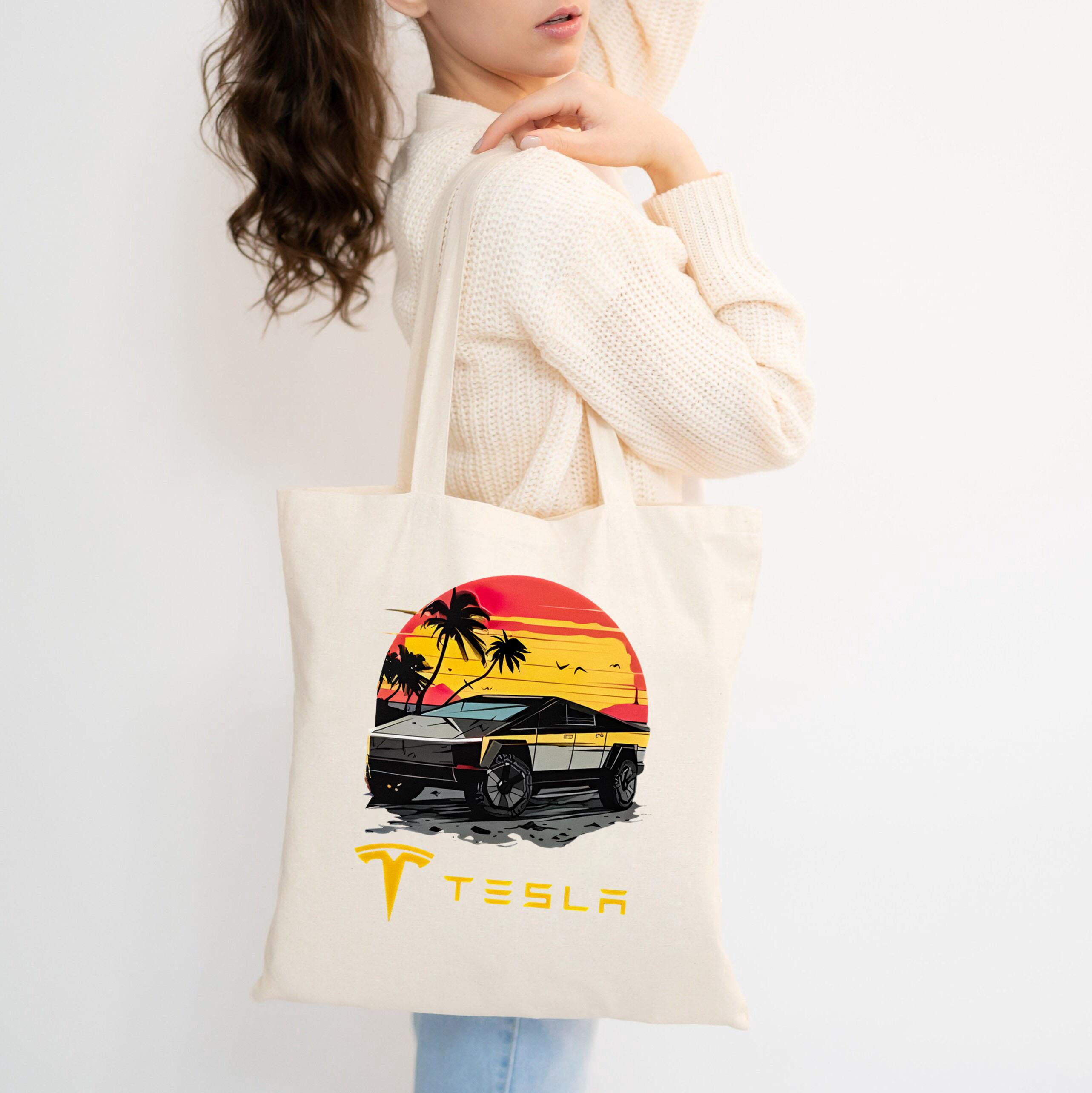 vintage Cybertruck Tesla Tote Bag-TH39249 - Walmart.com