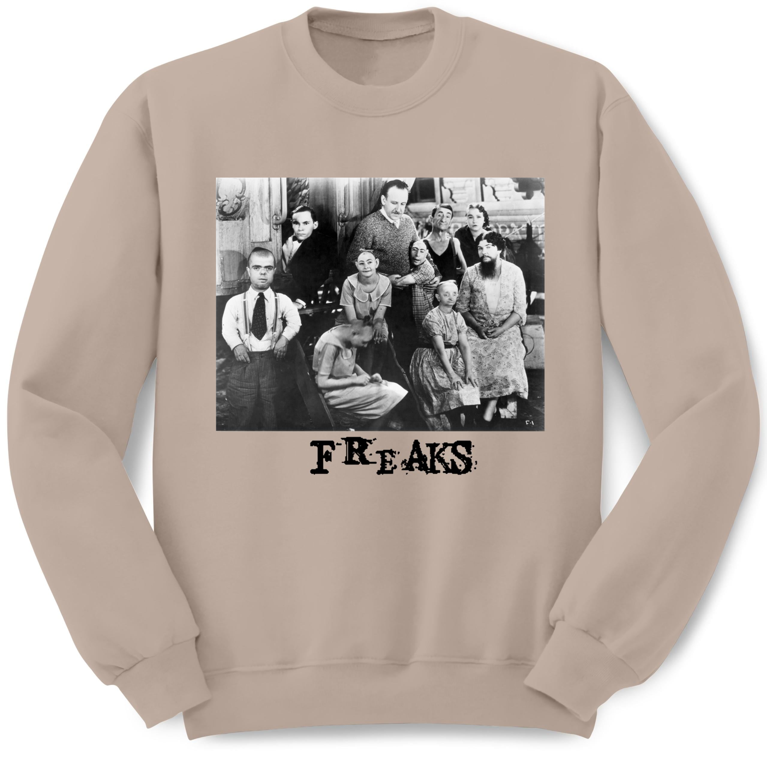 vintage FREAKS 1932 MOVIE CLASSIC TOD BROWNING CIRCUS SIDESHOW WHITE T ...