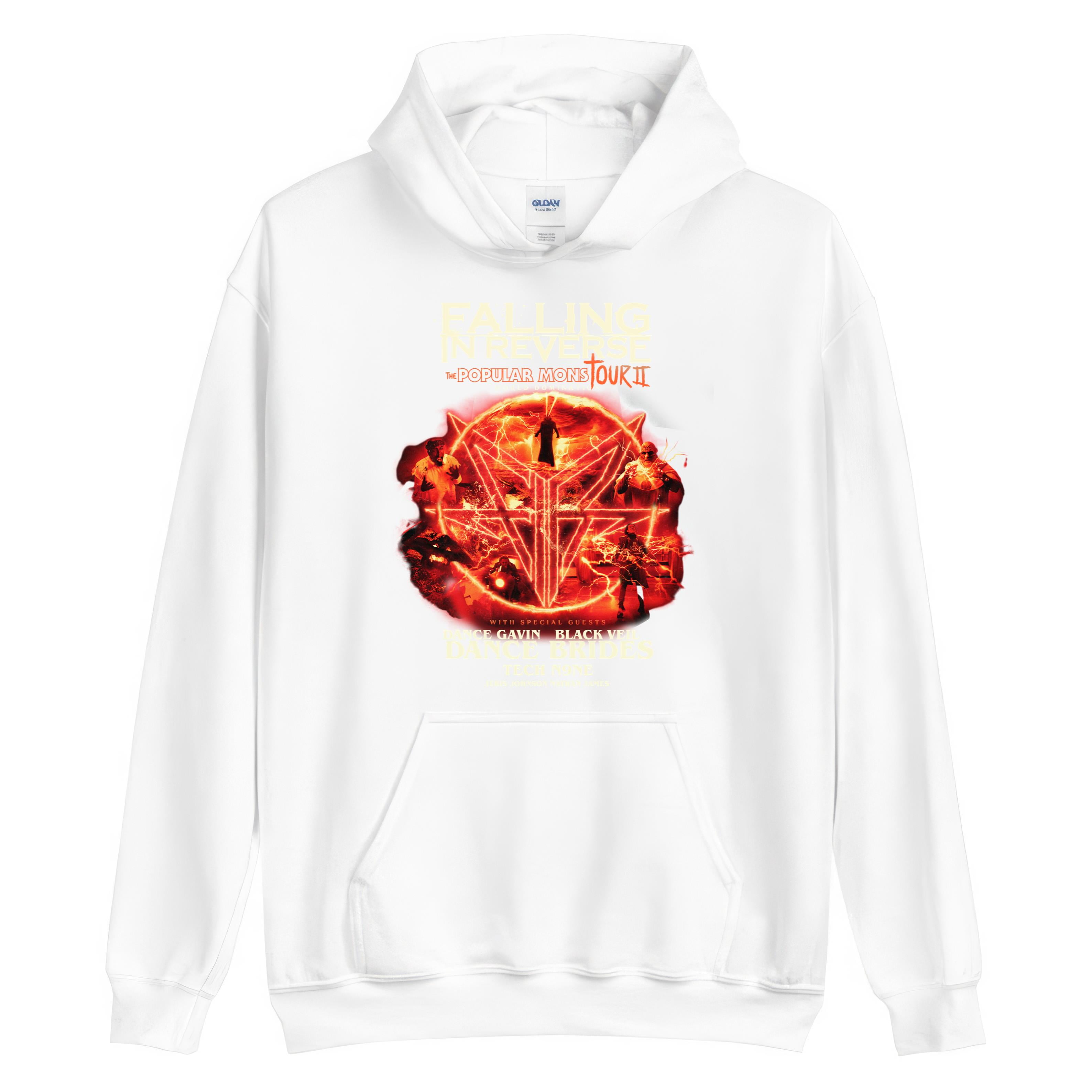 vintage Falling In Reverse The Popular Monstour II Tour 2024 Shirt ...