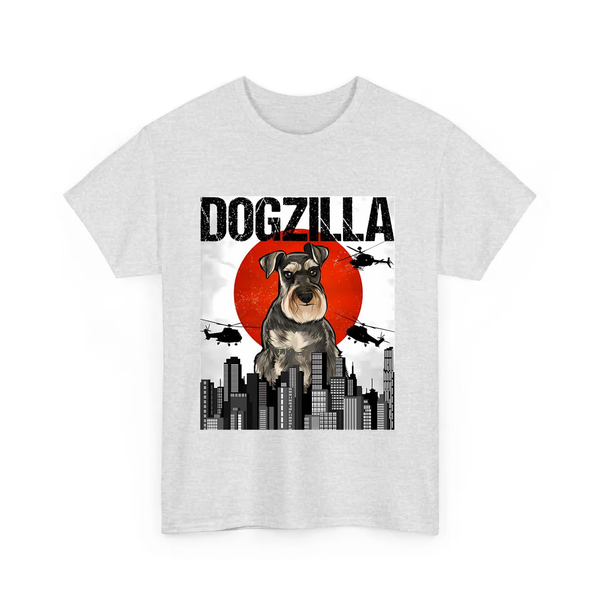 vintage Funny Miniature Schnauzer Dogzilla, Vintage Japanese Dog Godzilla Gift, Gilda...-TH24444 ...