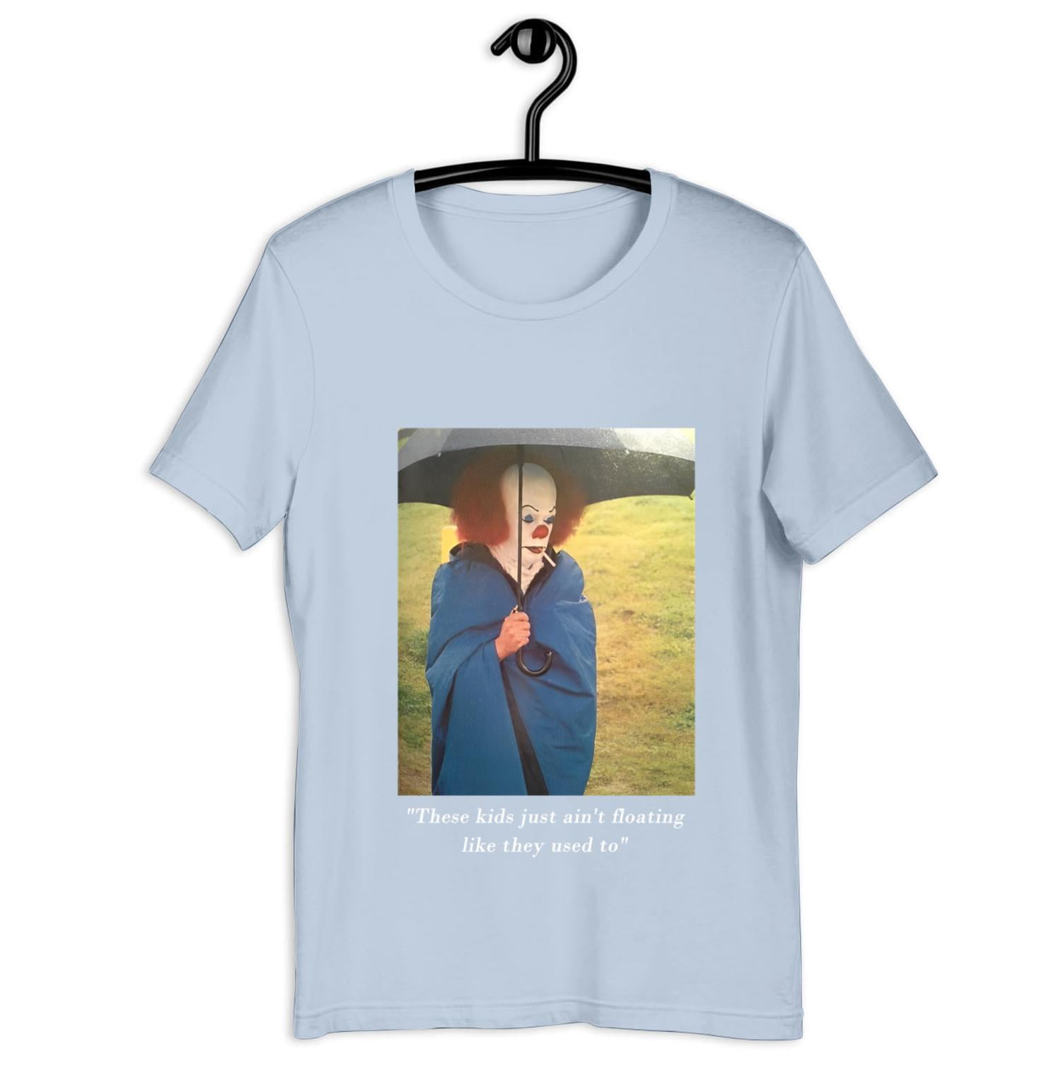 vintage Funny Pennywise the Clown T-Shirt, Retro 90s Horror Movie Pennywise from Stephen King's ...