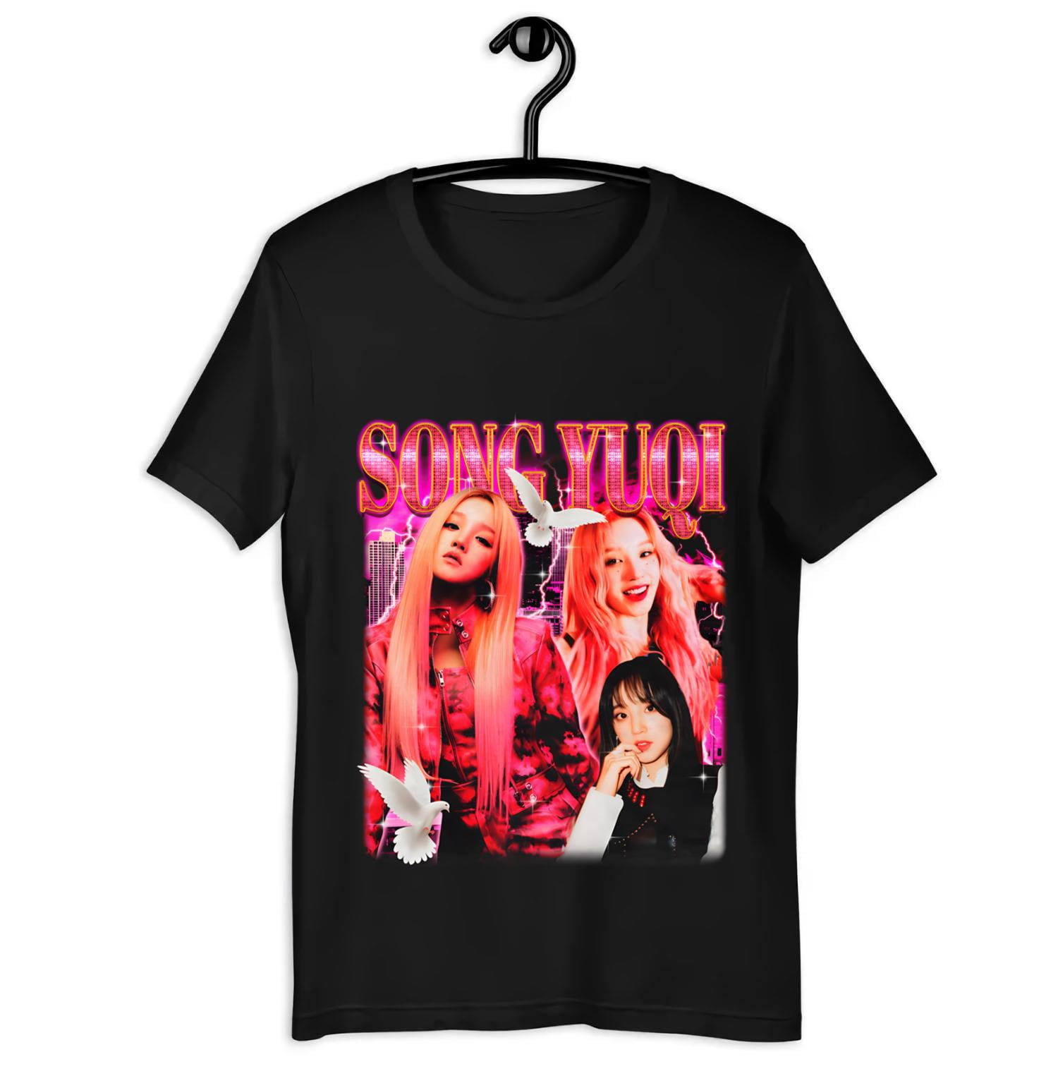 vintage Gi-dle Songyuqi Retro 90s T-shirt - Kpop Bootleg Shirt - Kpop ...