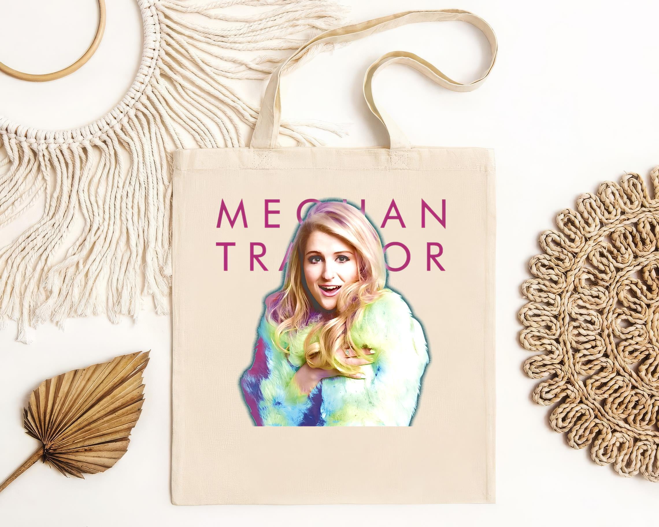 vintage Graphic Meghan Trainor Bag, Meghan Trainor Fan Gift, Meghan ...