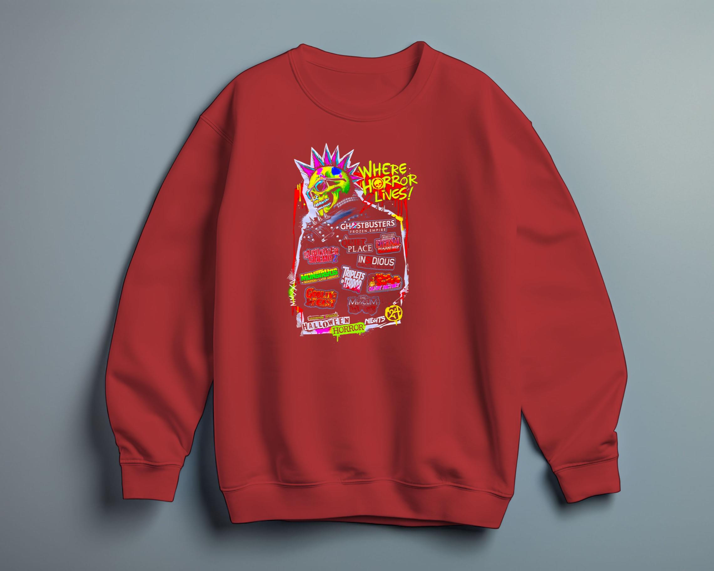 vintage Halloween Horror Nights 2024 HHN33 House Lineup Shirt Universal ...