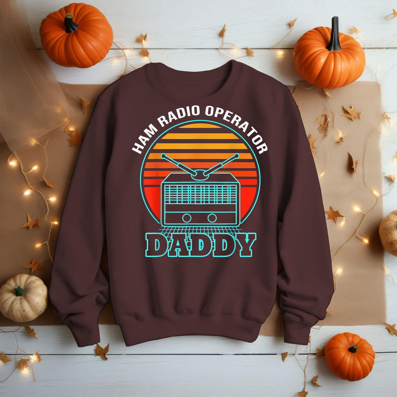 vintage Ham Radio Operator Daddy, Amateur Radio Retro Vintage Father T ...