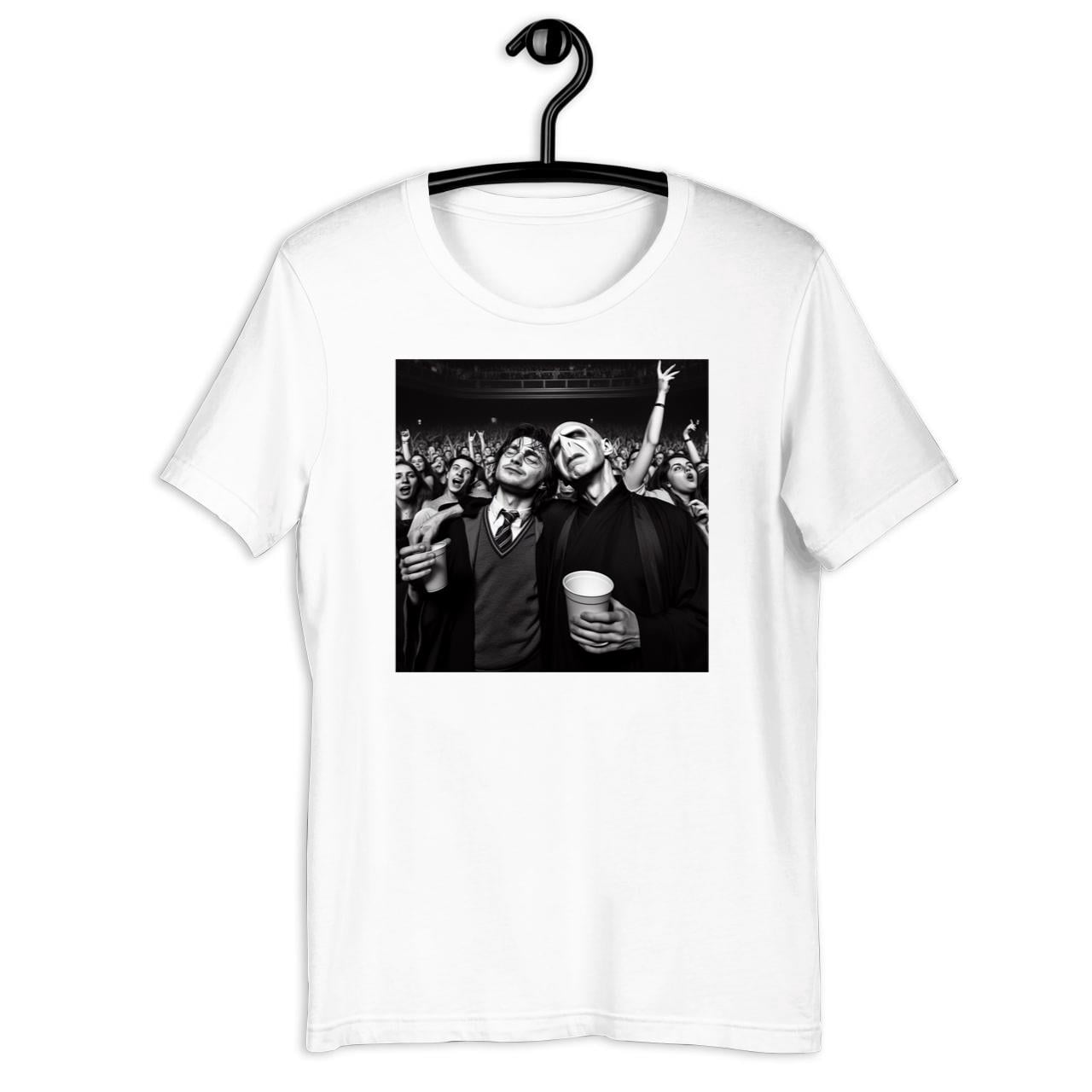 vintage Harry Potter and Lord Voldemort party drunk, Harry Potter tee ...