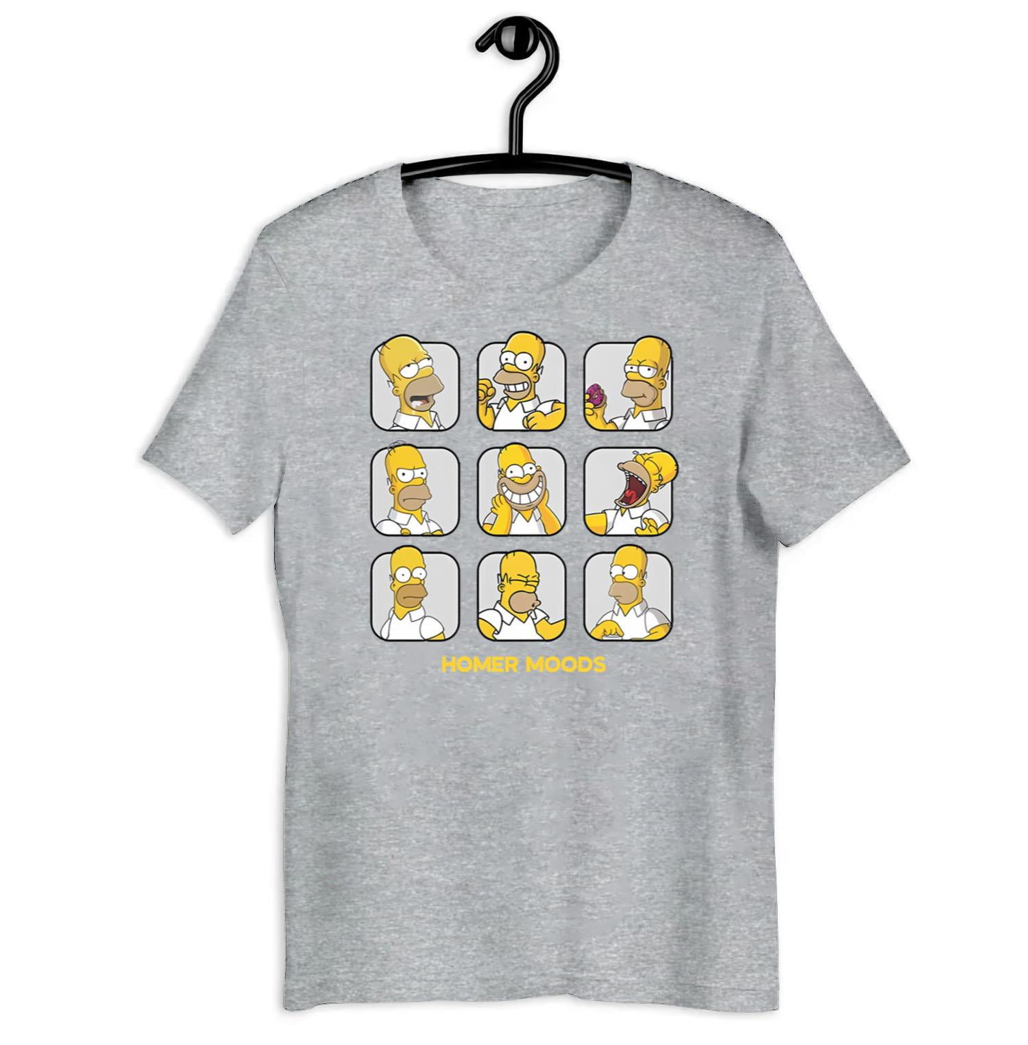 vintage Homer Simpson Moods The Simpson T-shirt-TH32387 - Walmart.com