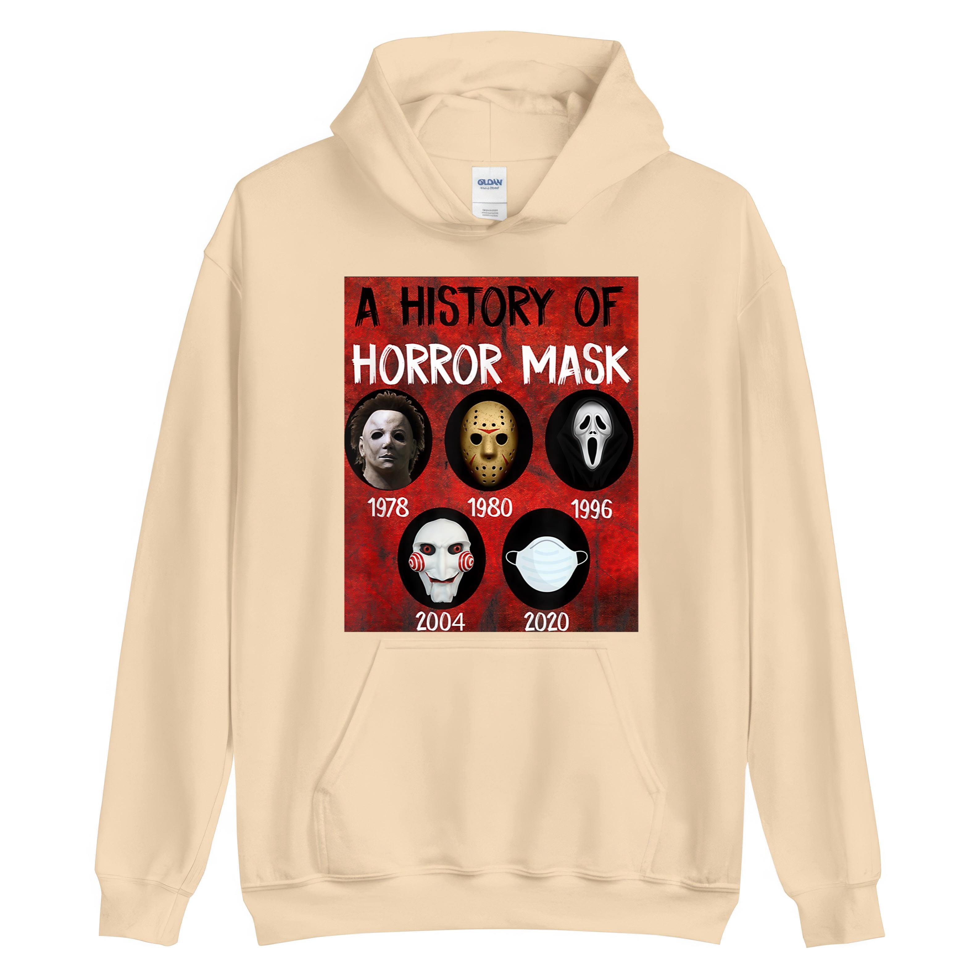 vintage Horror masks history Halloween costumes T Shirt Men-TH36693 ...