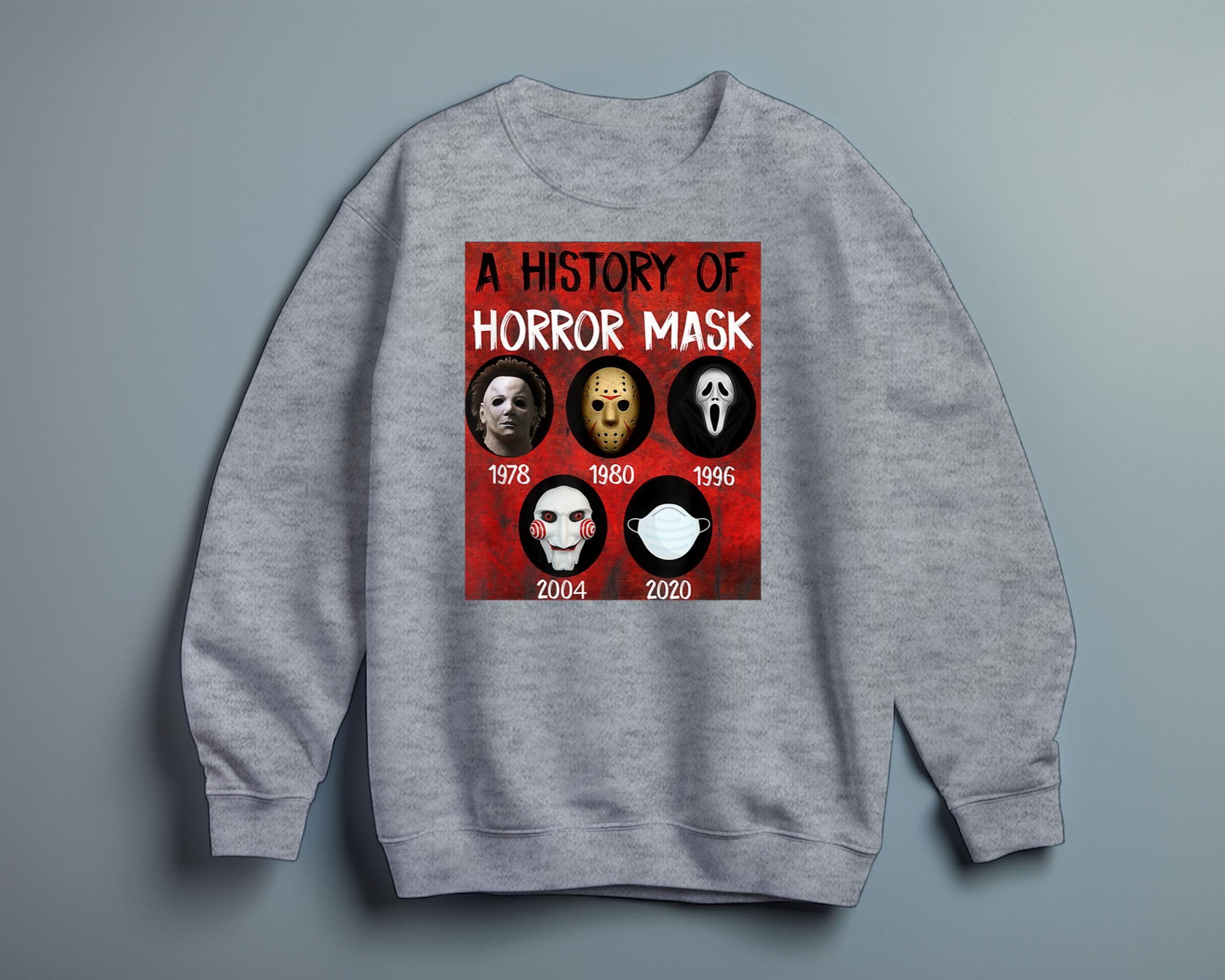 vintage Horror masks history Halloween costumes T Shirt Men-TH36693 ...