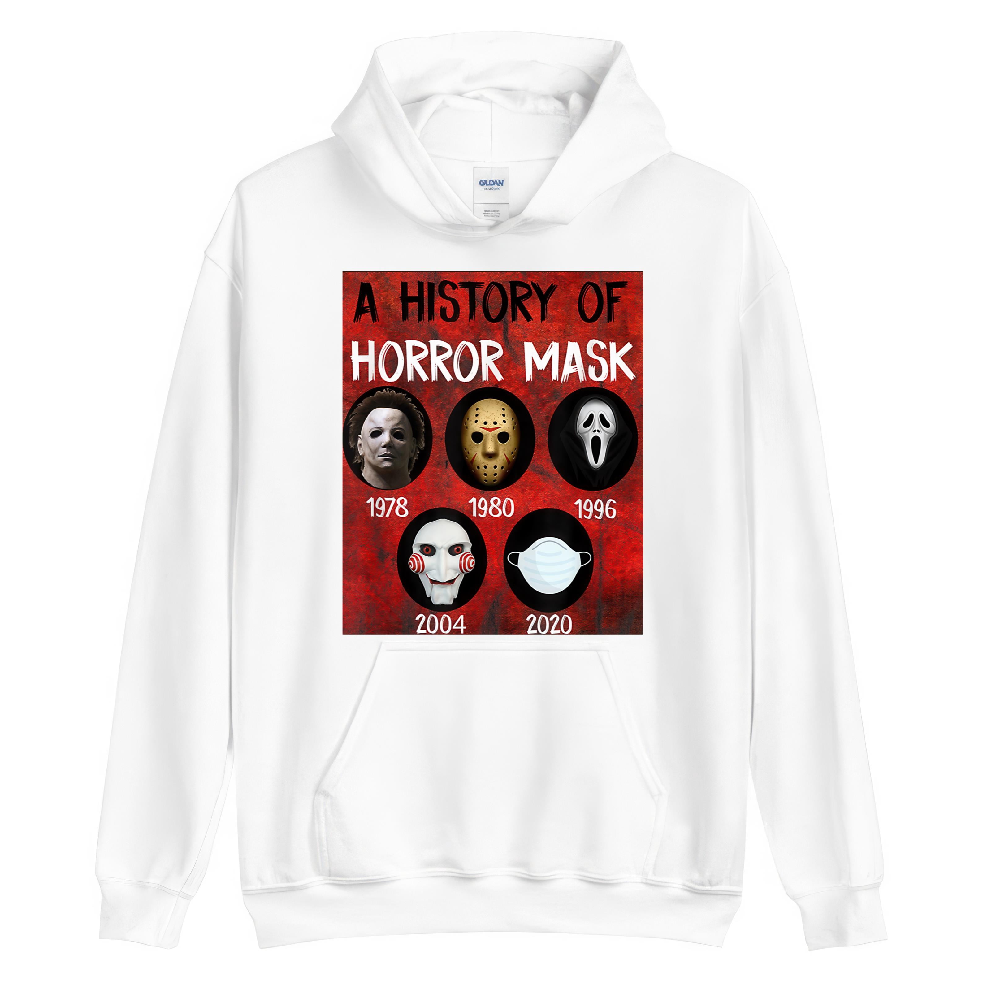 vintage Horror masks history Halloween costumes T Shirt Men-TH36693 ...