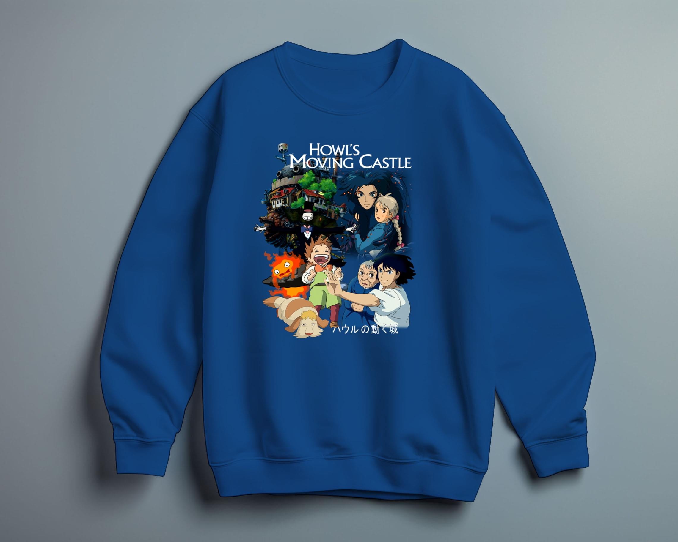 vintage Howl's Moving Castle Shirt, Howl Shirt, Calcifer Shirt, Hayao ...