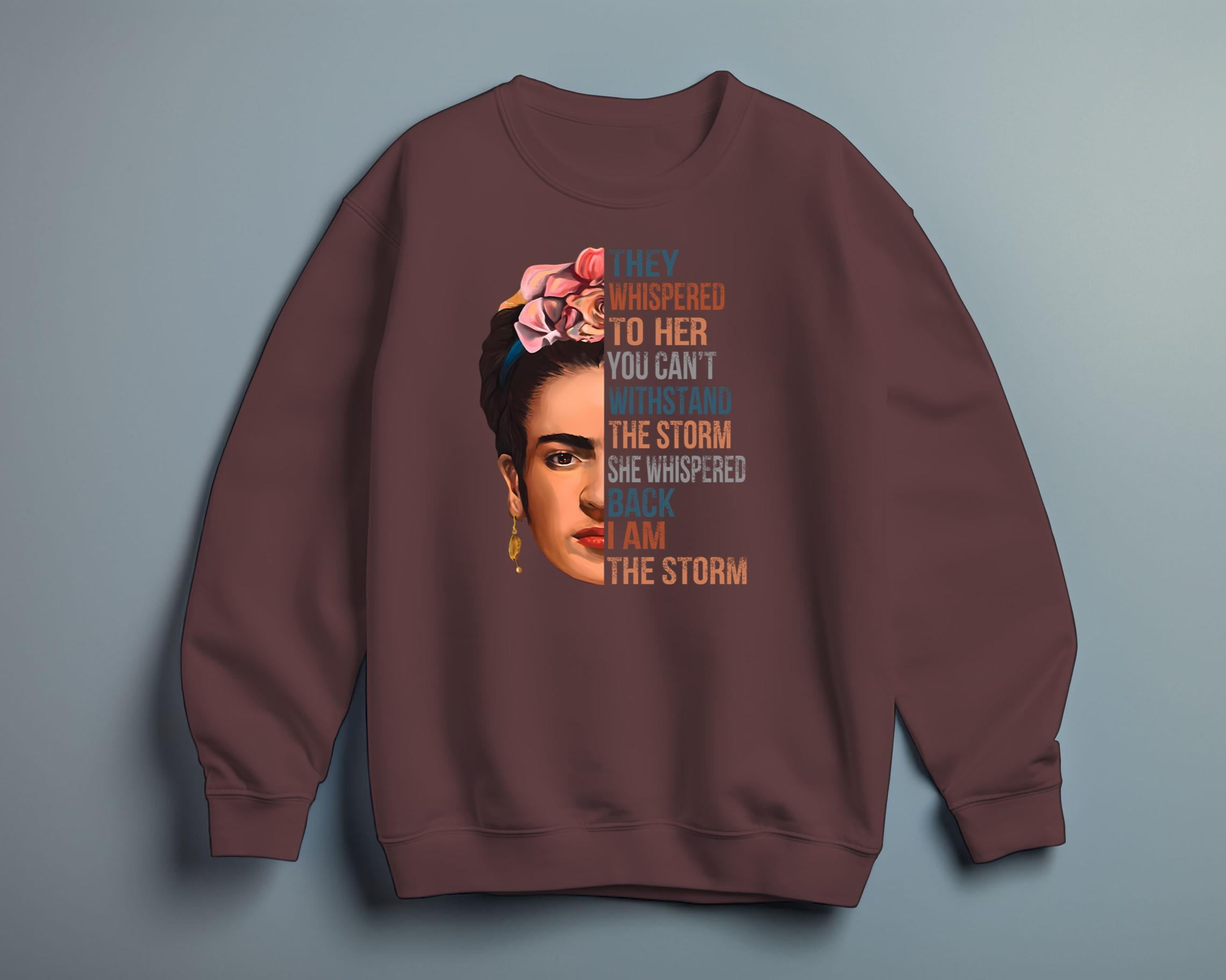 vintage I Am The Storm Frida Kahlo Painter Art Vintage T-Shirt, Frida ...