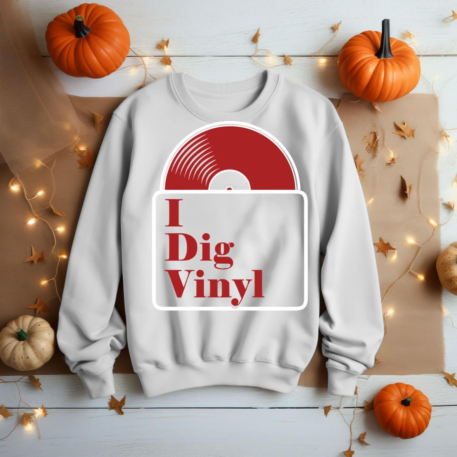 vintage I Dig Vinyl T Shirt DJ Pauly D Double Shot at Love-TH22975 ...