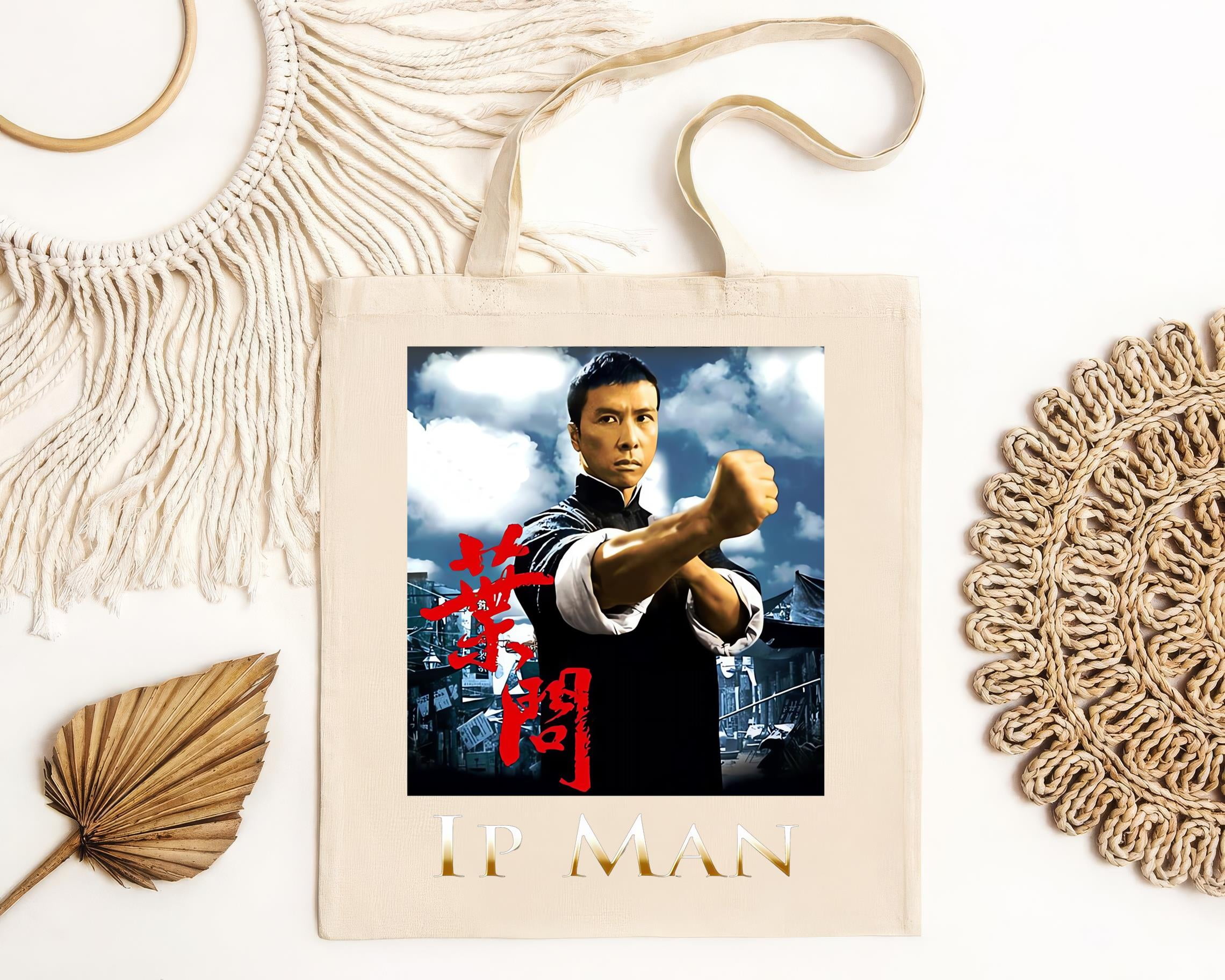 vintage IP MAN Movie Wing Chun Master Kungfu Men's Black T-Bag S ...