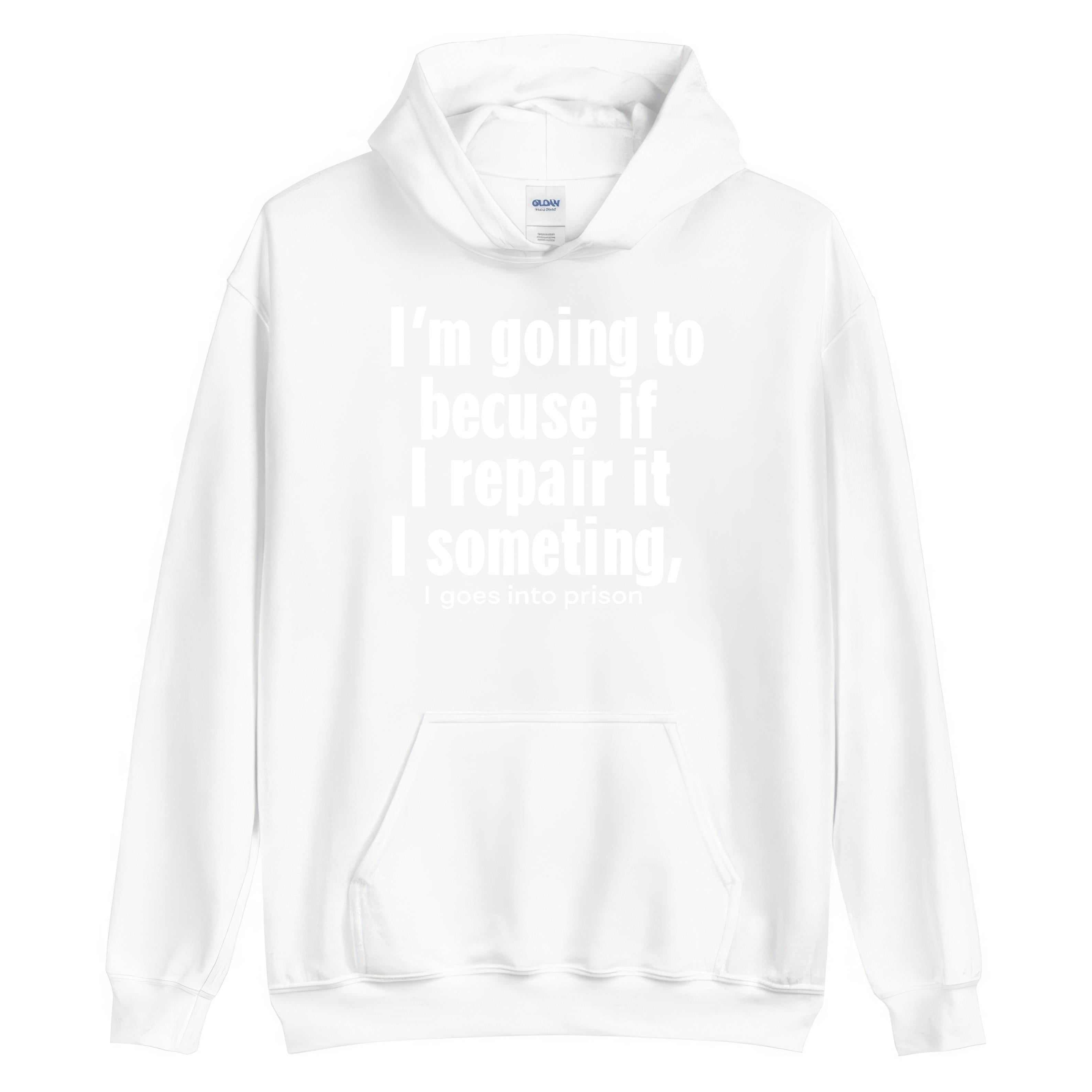 vintage Im Going To Becuse If I Repair It I Someting I Goes Into Prison ...