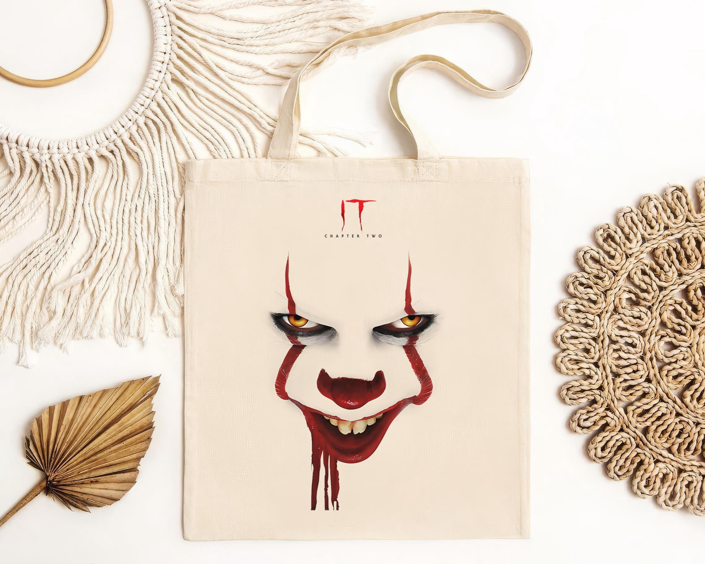vintage It Chapter 2 Men's Pennywise Poster Stare Tote Bag-TH49401 ...