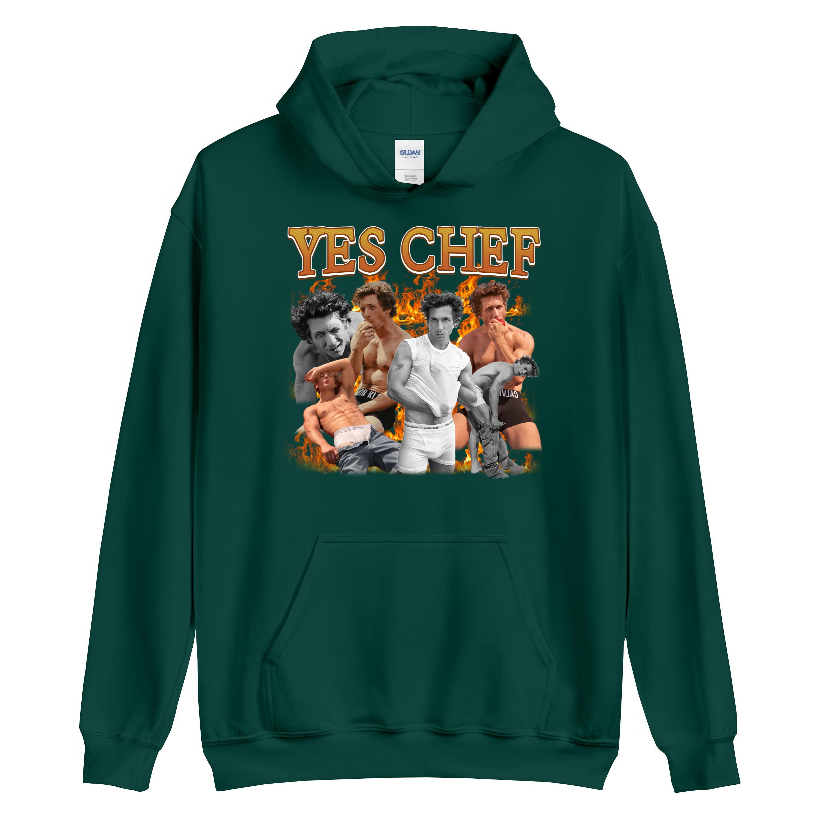 vintage Jeremy Allen White Calvin Klein Yes Chef shirt-TH2370 - Walmart.com