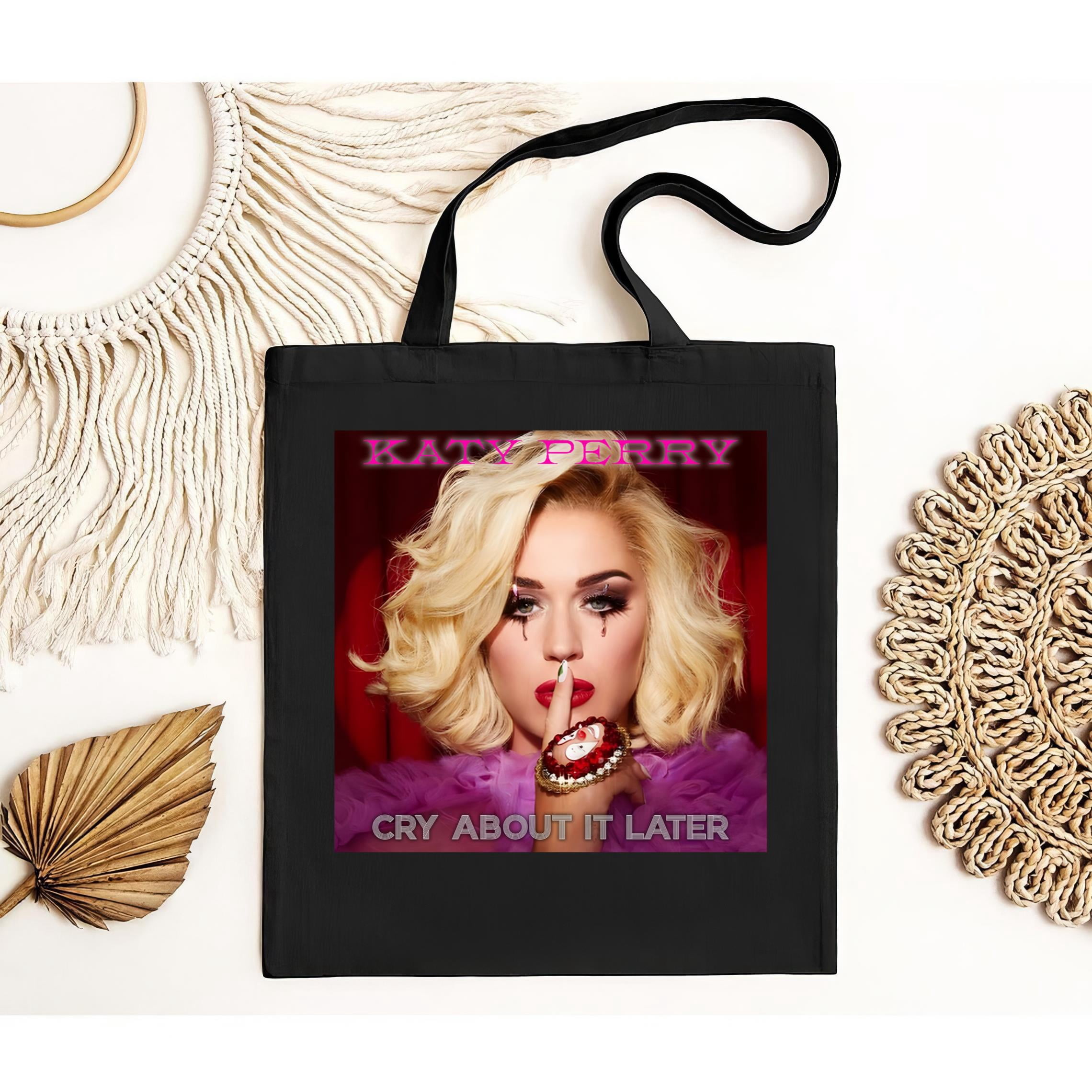 vintage Katy Perry Cry About It Later Poster Style T-Bag-TH9940 ...