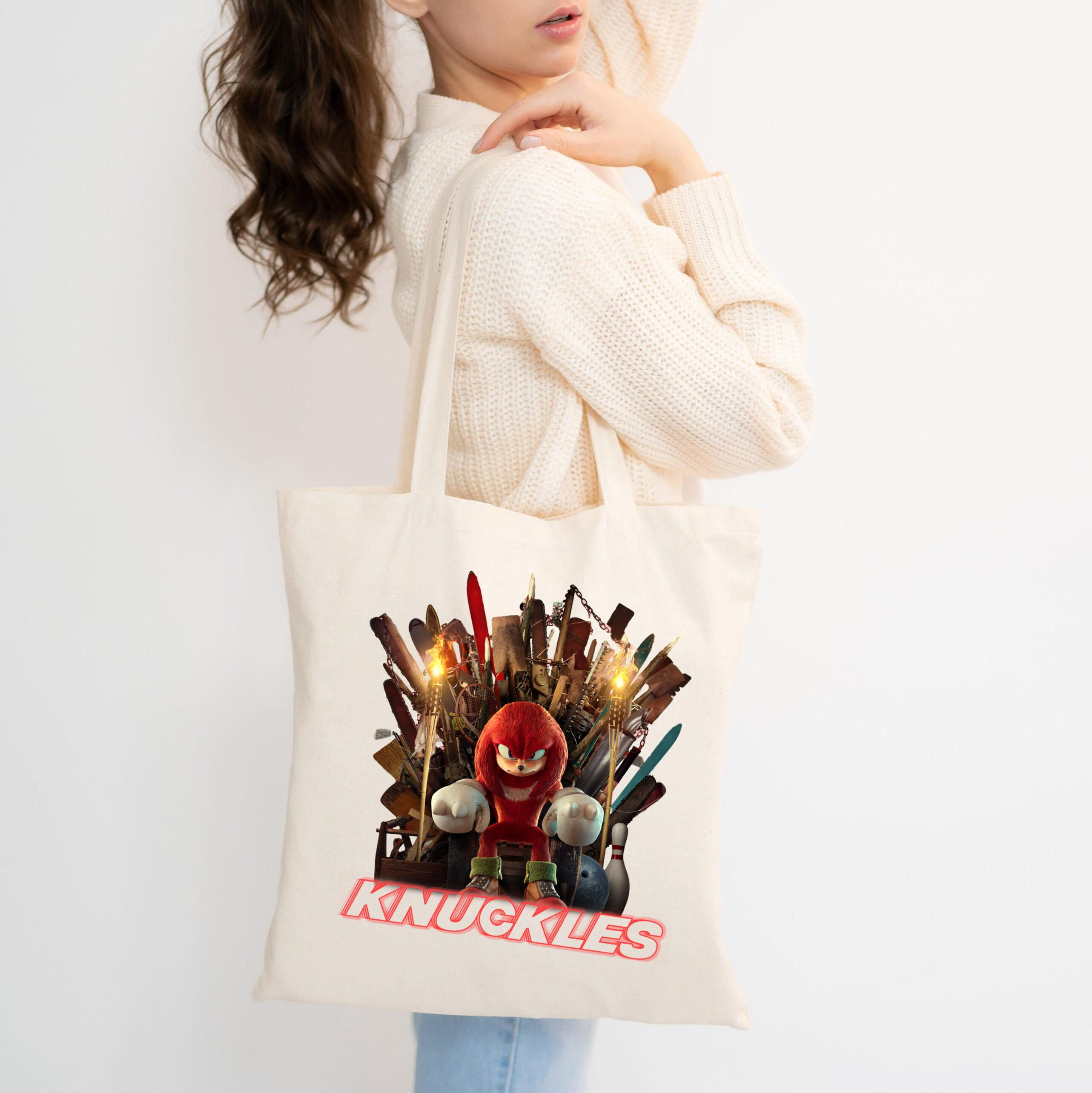 vintage Knuckles 2024 TV series Bag, Red Echidna Bag, Knuckles Fan Bag ...