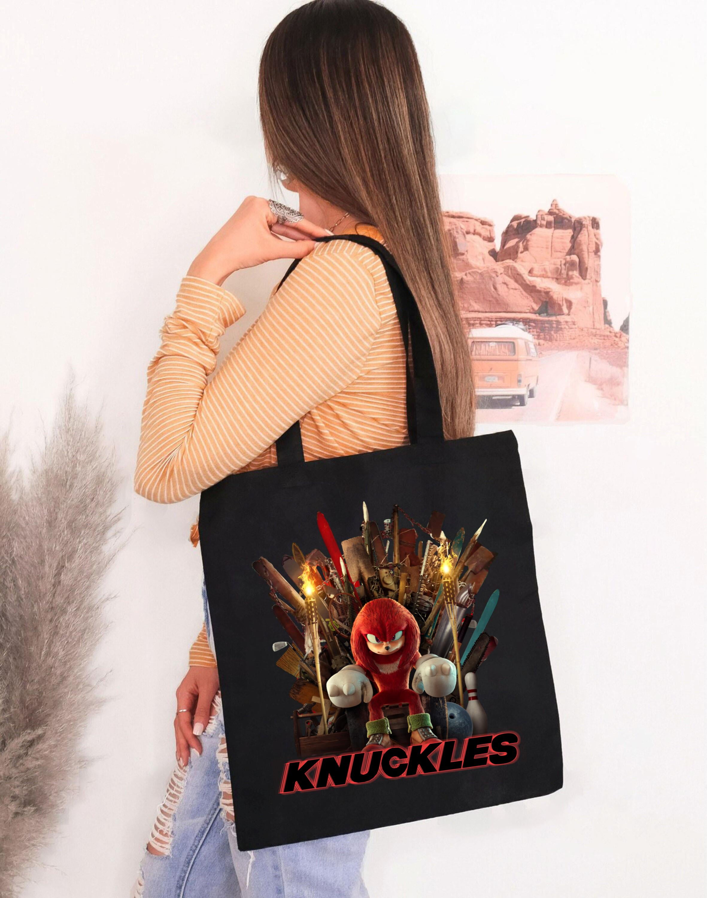 vintage Knuckles 2024 TV series Bag, Red Echidna Bag, Knuckles Fan Bag ...