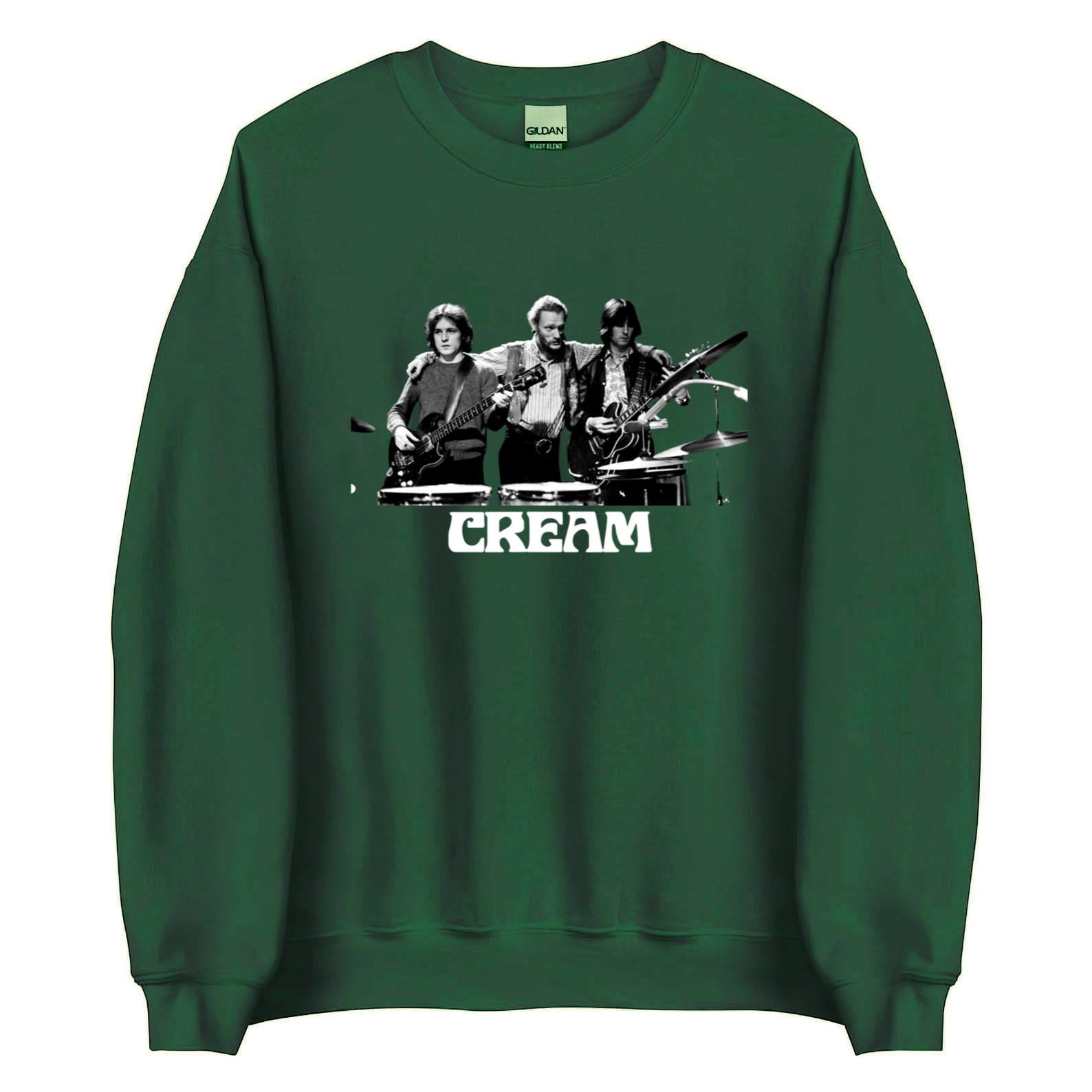 vintage Live In Concert Cream band Shirt Classic Black Unisex S-2345XL ...