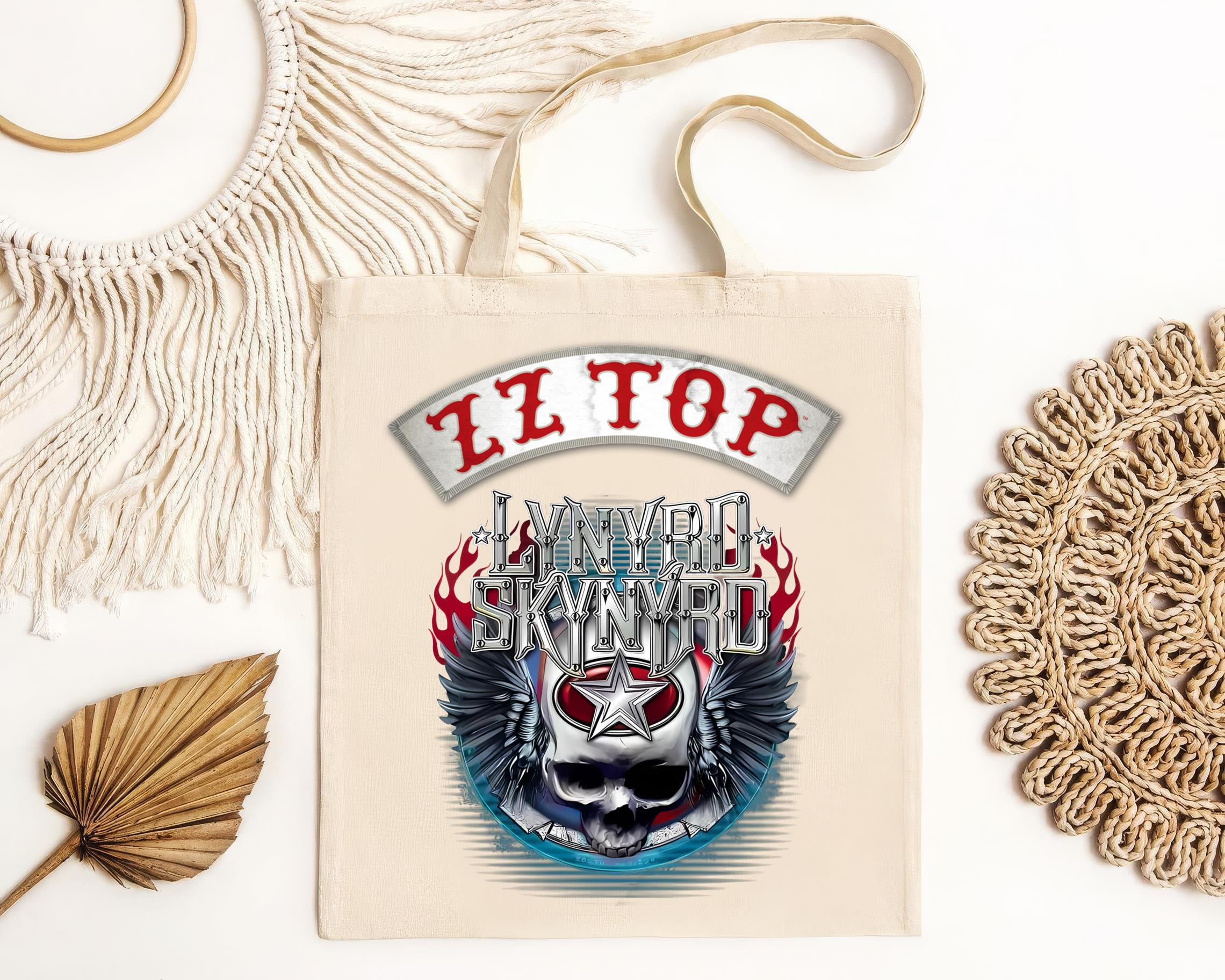 vintage Lynyrd Skynyrd ZZ Top Tour 2024 Bag, ZZ Top World Tour 2024 Bag ...