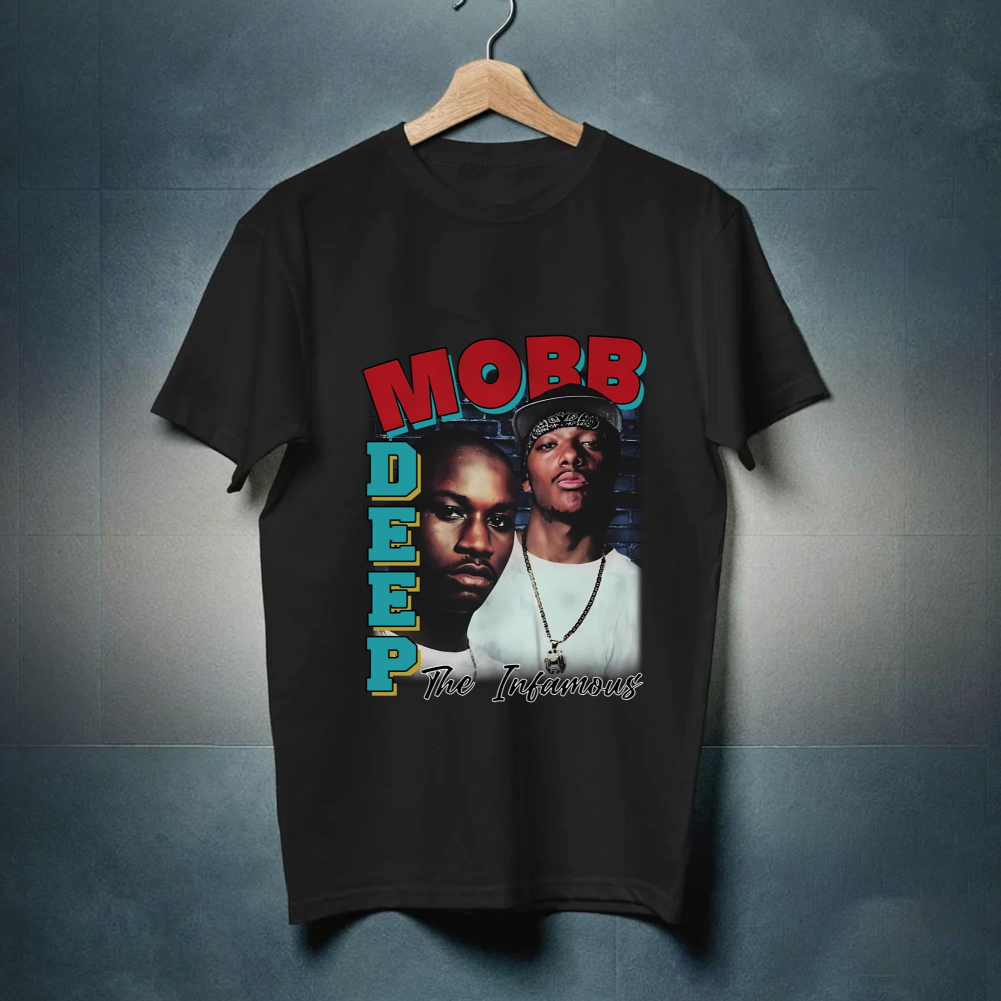 vintage MOBB DEEP Band The Infamous Shirt Black Mens Unisex S-5XL LI539 ...