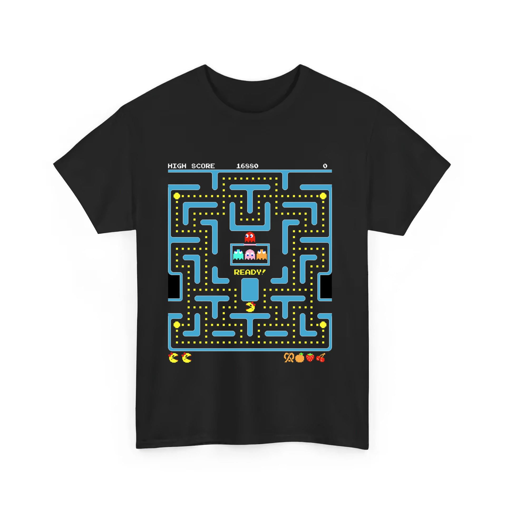 vintage MS. PAC MAN T-shirt Vintage Aesthetic Video Game Tee 1980s ...