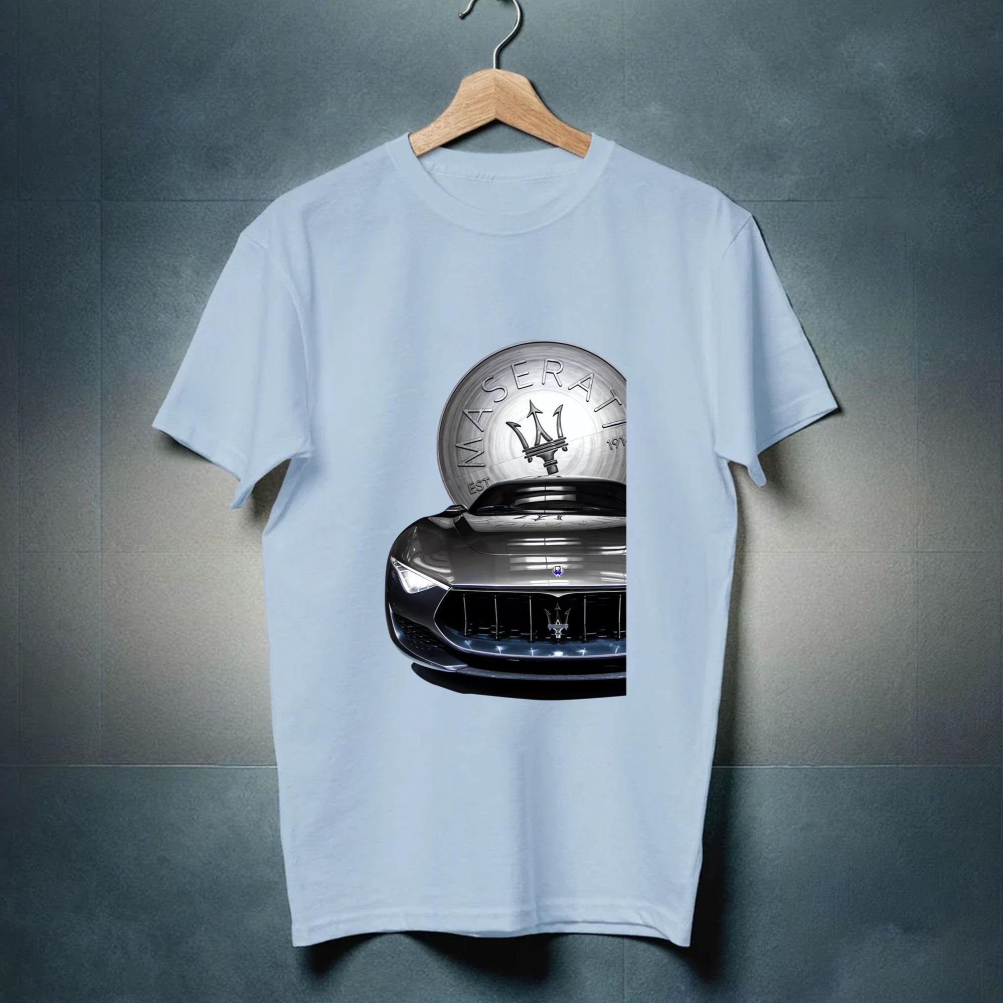 vintage Maserati Auto Logo SCHWARZE T-Shirt - 1104-TH37562 - Walmart.com
