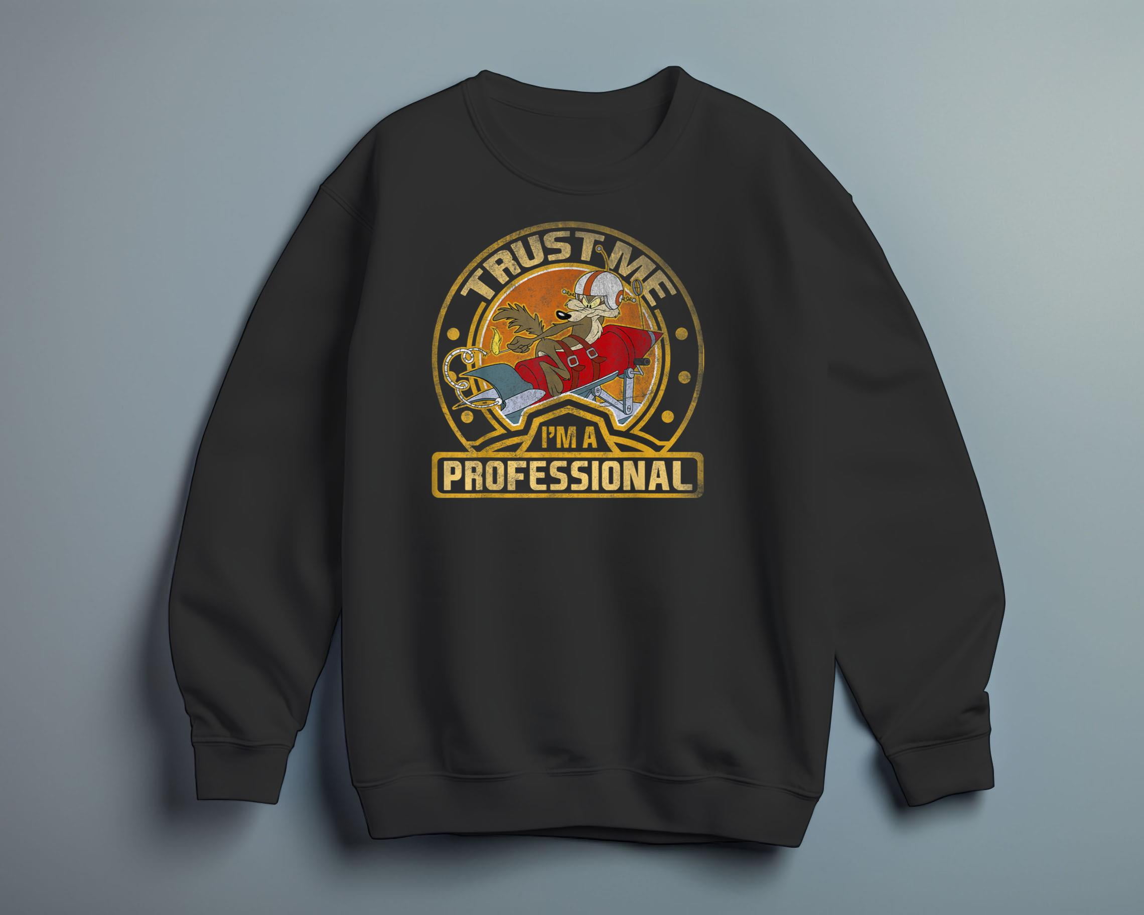 vintage Men's T-Shirt Wile e Coyote Funny 100% Cotton Tee Shirt Short ...