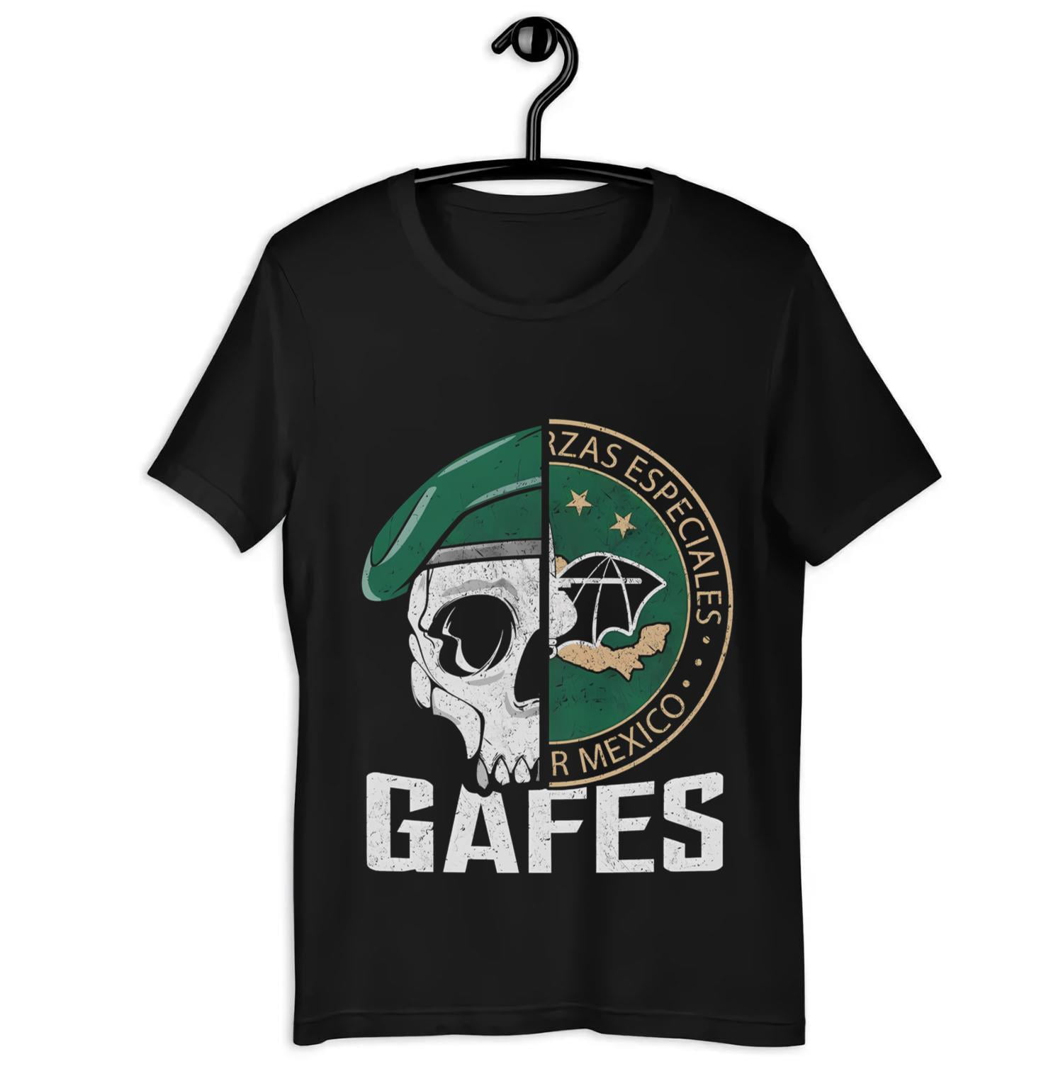 vintage Mexico Gafes Fuerzas Special Forces Army Military Logo T- Shirt ...